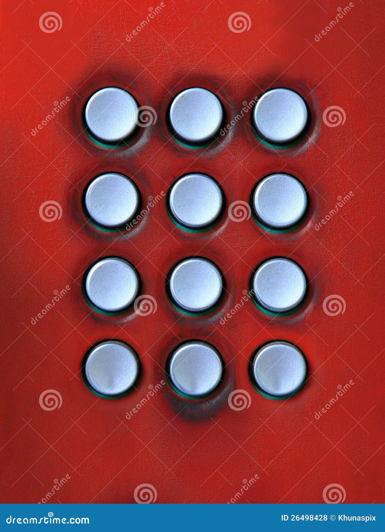 Key Board of Number Press Button on Public Telepho Stock Photo - Image ...