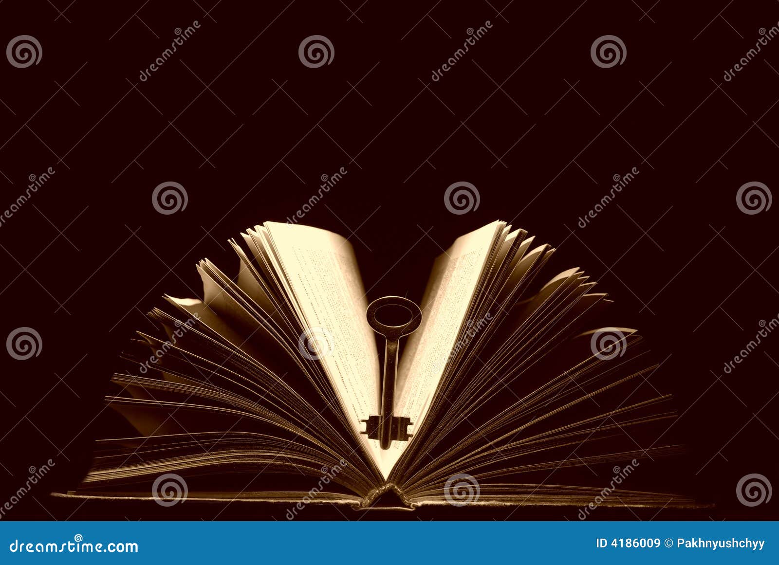 Key and book stock image. Image of isolated, open, information - 4186009