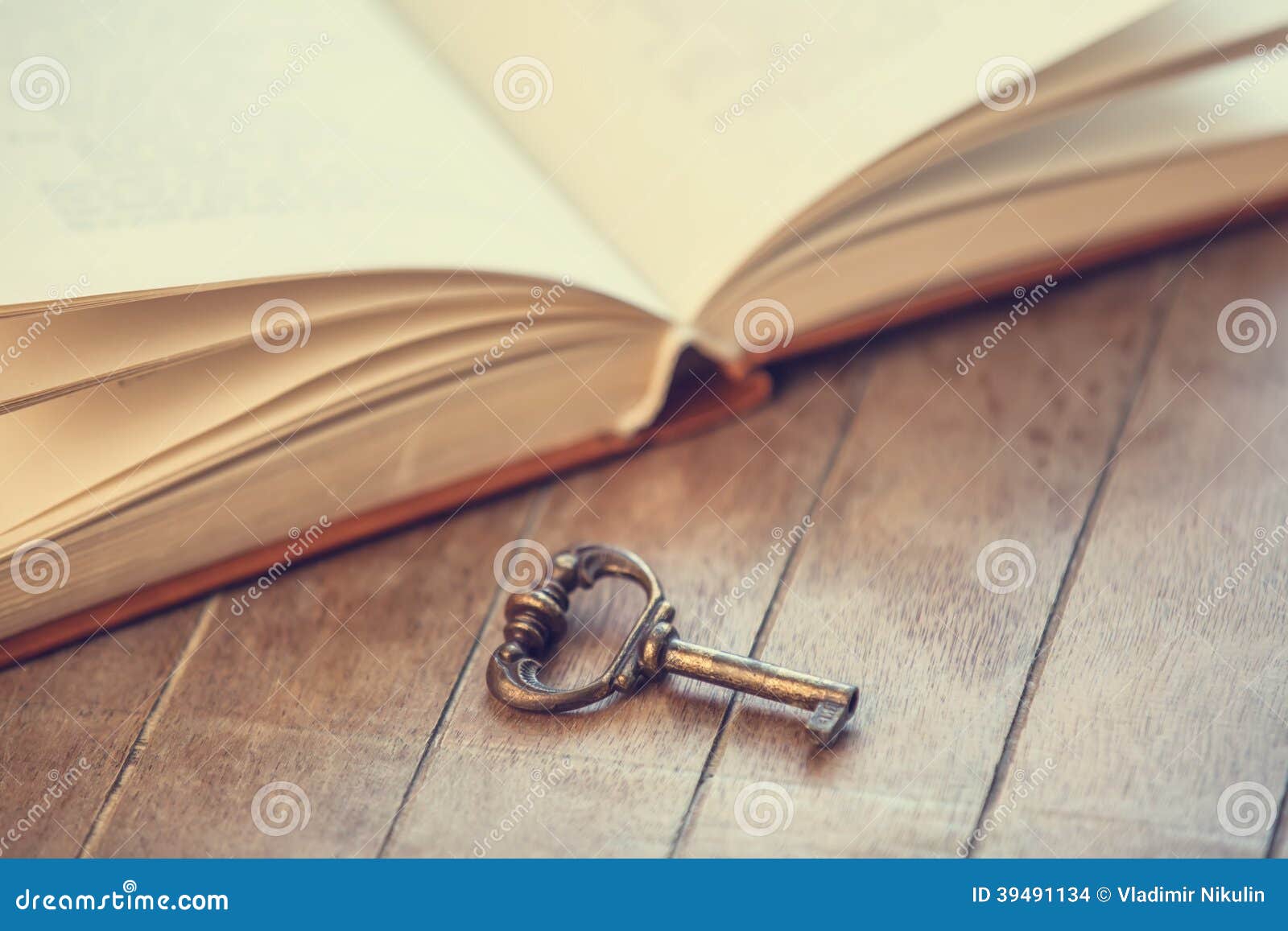 Key and book stock photo. Image of book, literary, brown - 39491134