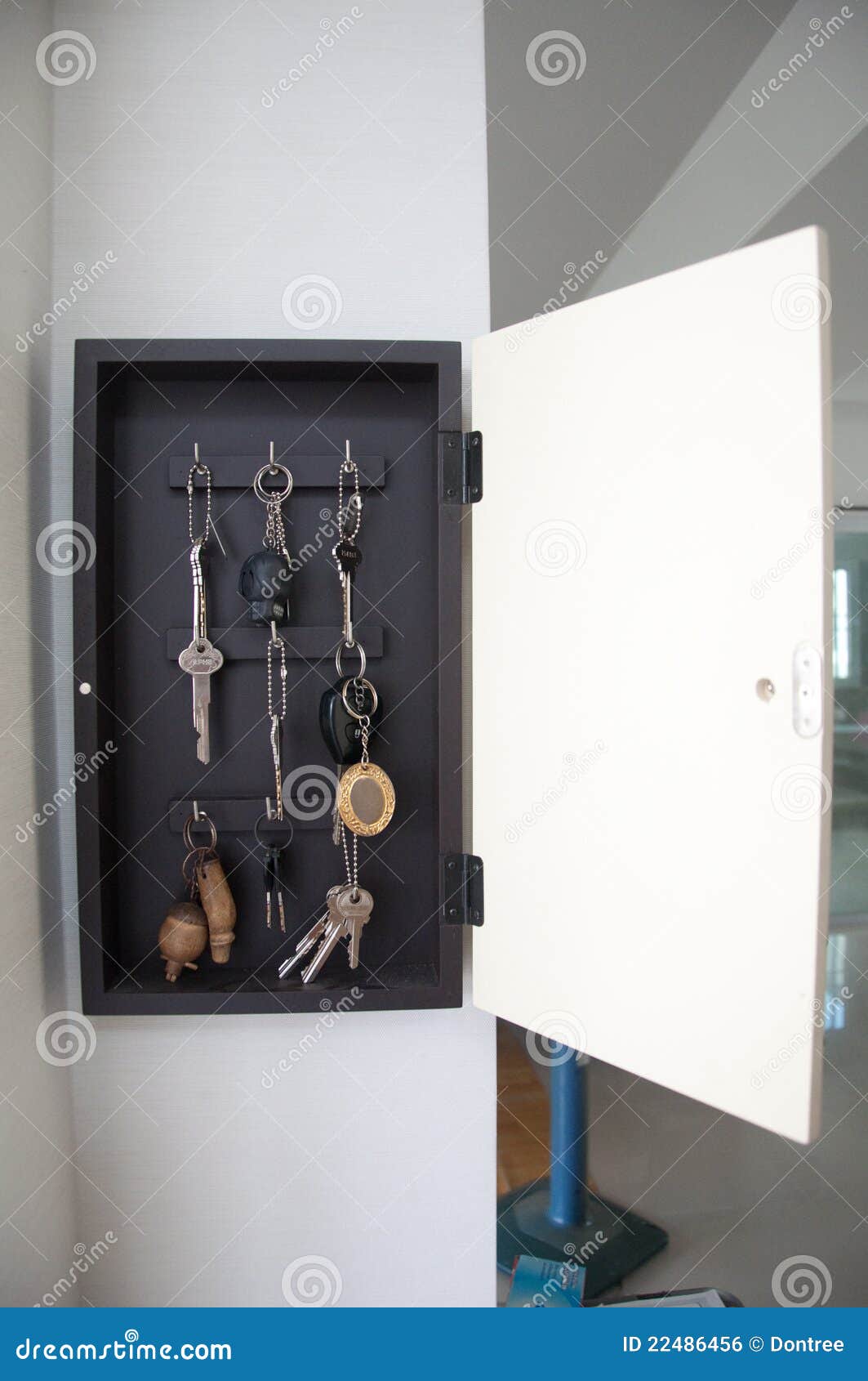 Key-box stock photo. Image of open, keys, entrance, button - 22486456
