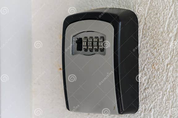 Key Box with Combination Lock for Apartments 2 Stock Image - Image of ...