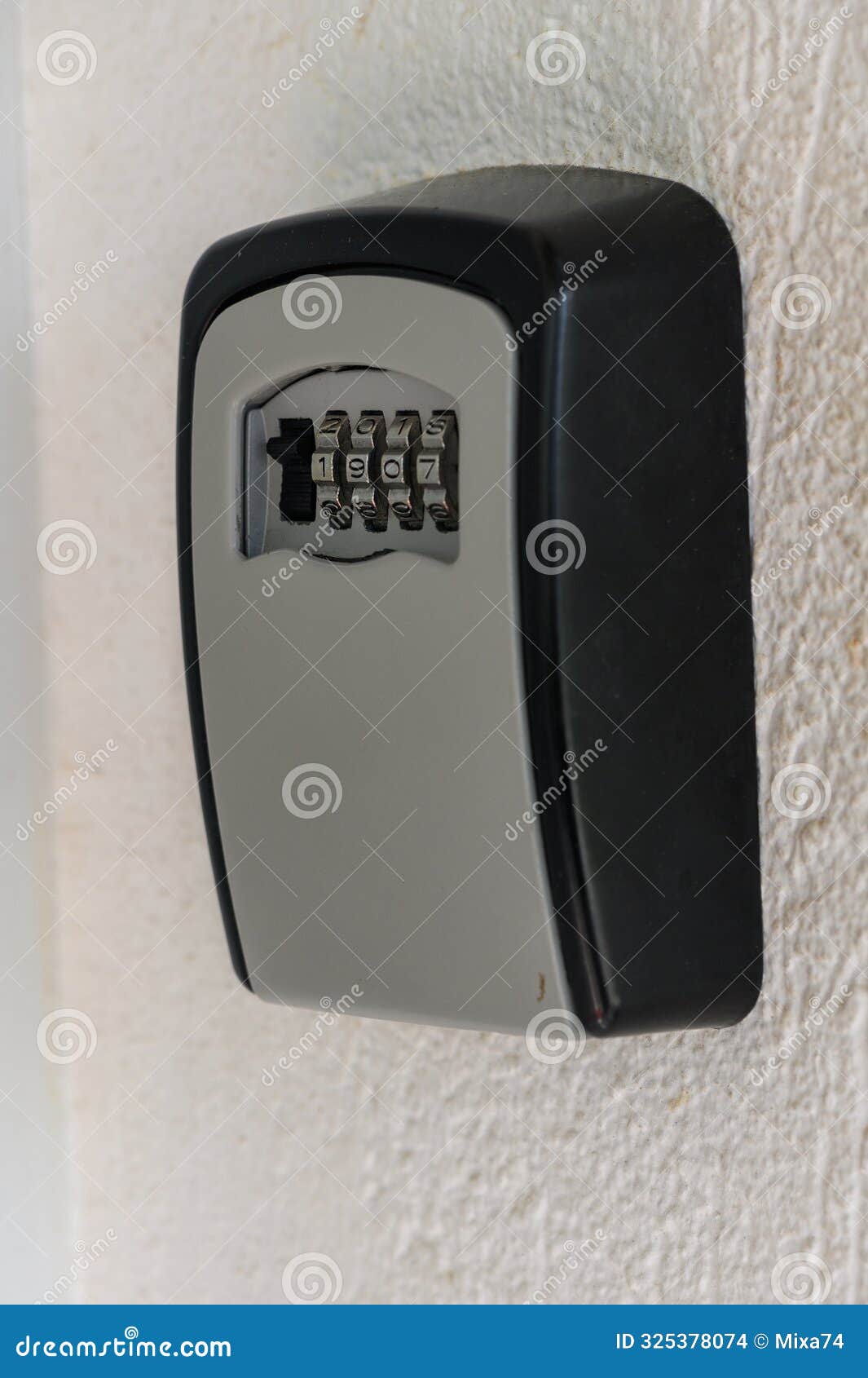 Key Box with Combination Lock for Apartments 1 Stock Photo - Image of ...