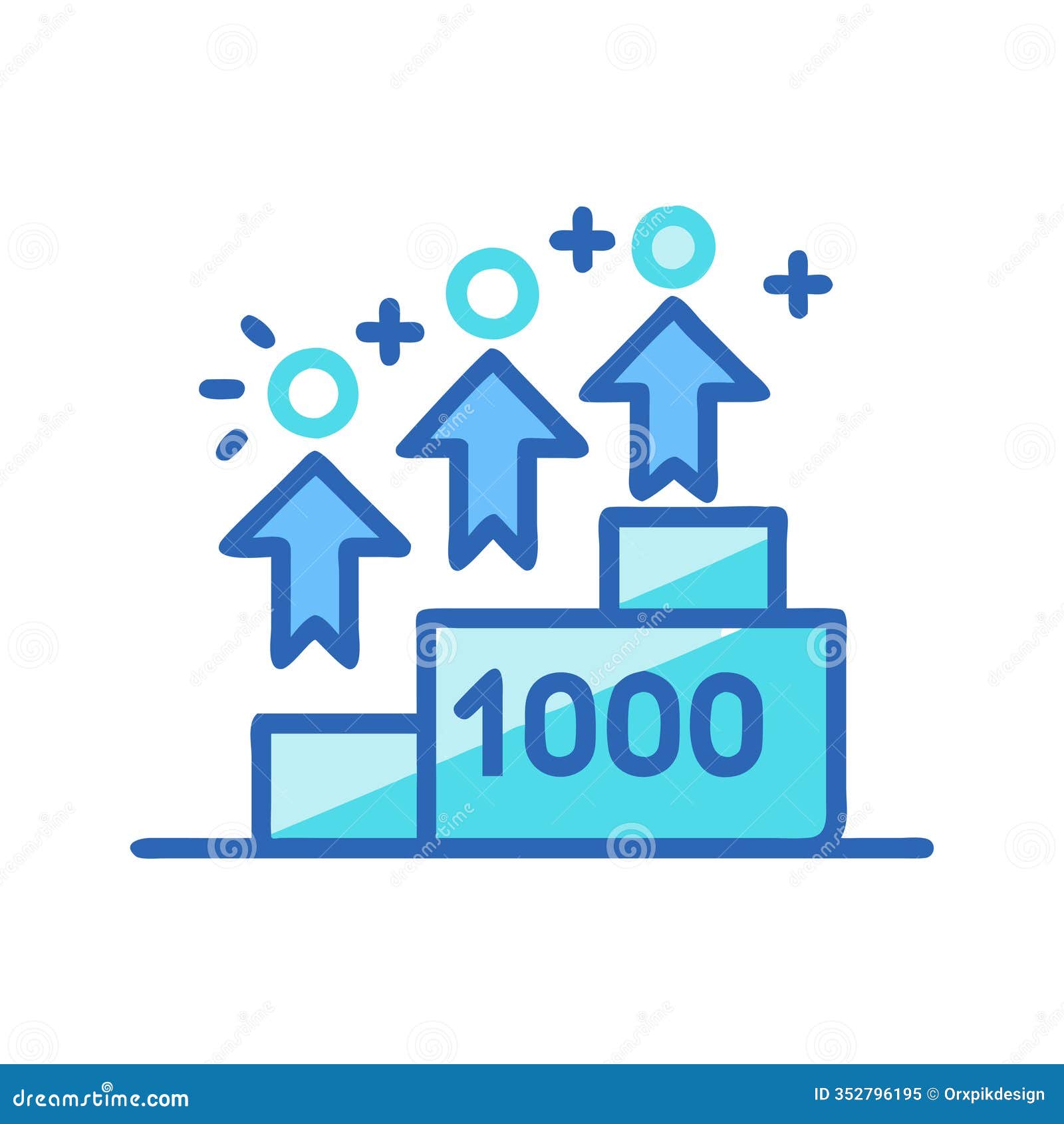 Key Business Milestone Icon Stock Vector - Illustration of business ...