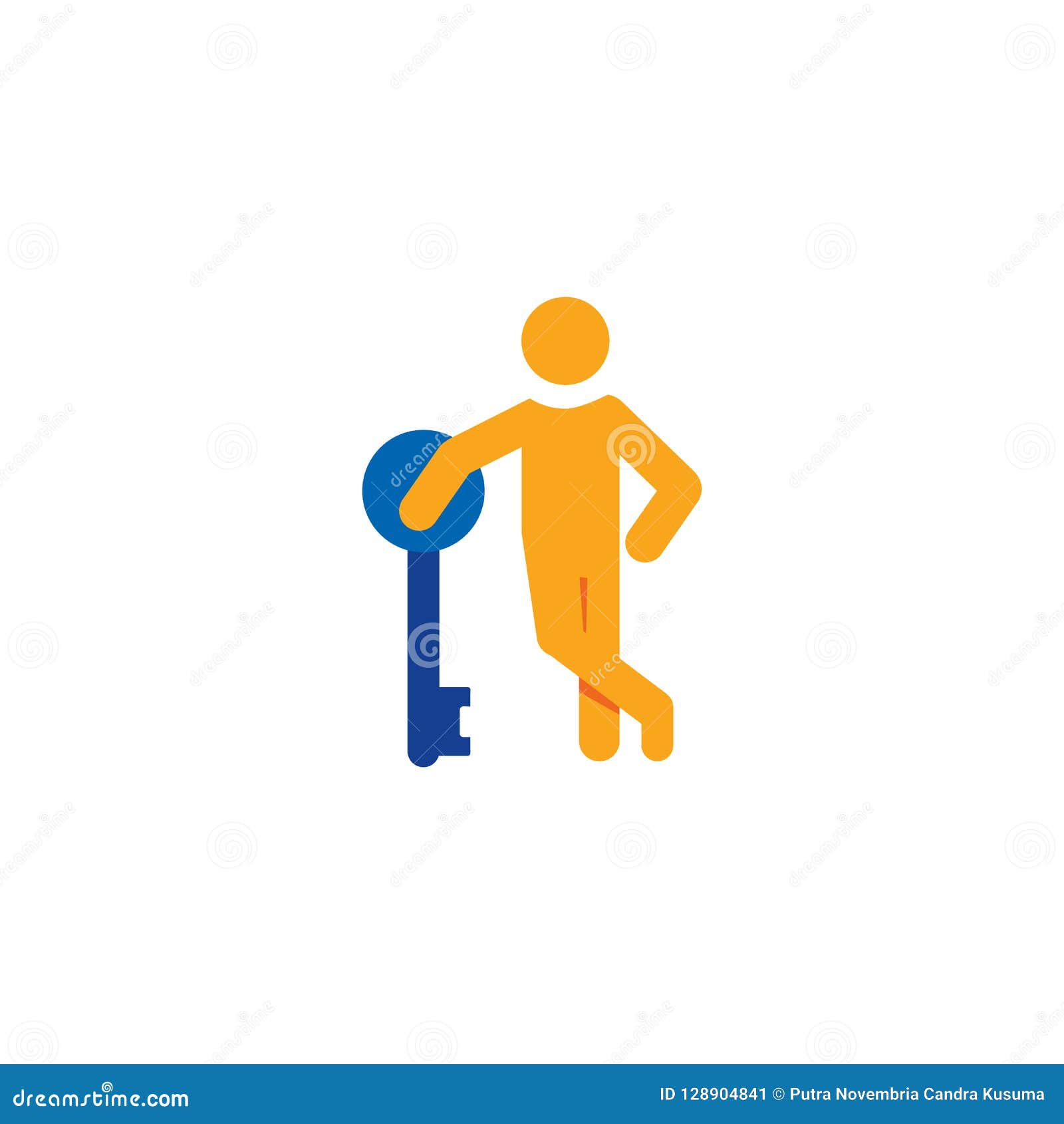 Key Business People Logo Icon Design Stock Vector - Illustration of ...