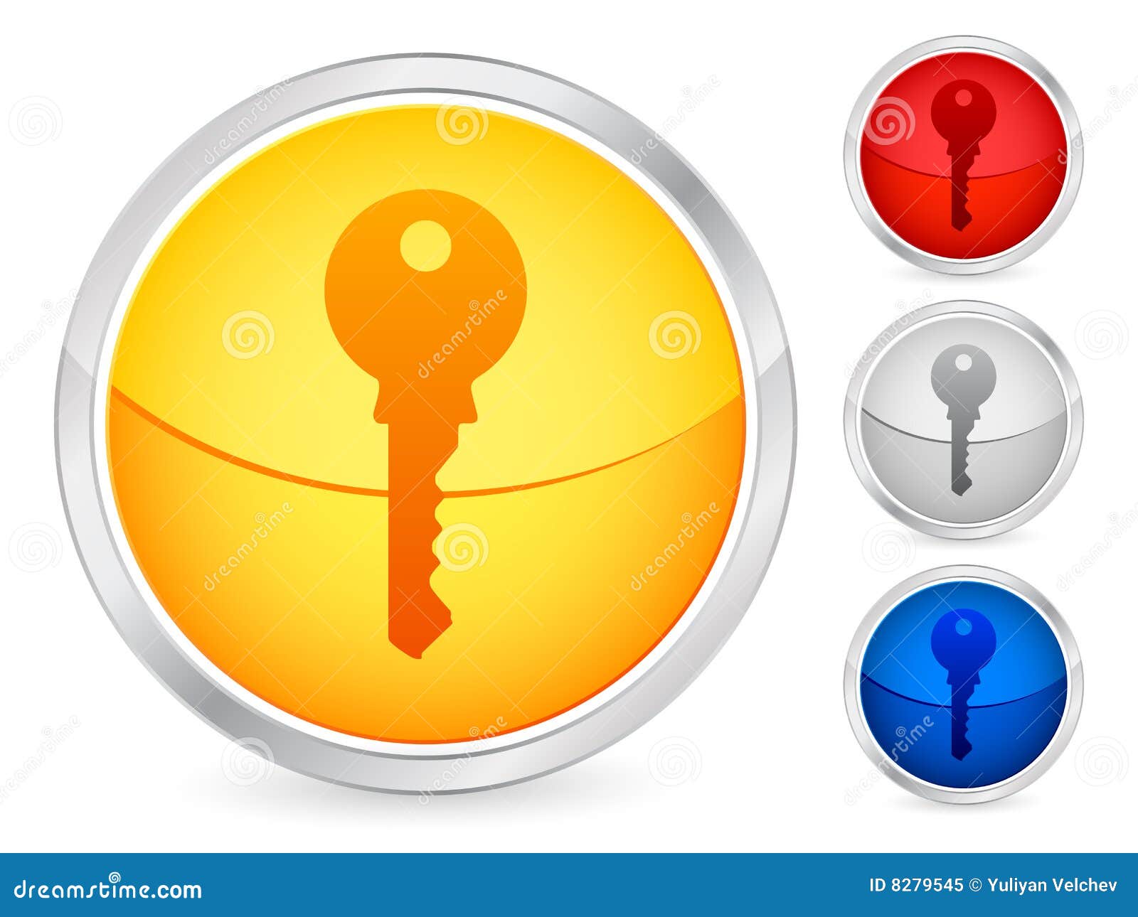Key button stock vector. Illustration of vector, safe - 8279545