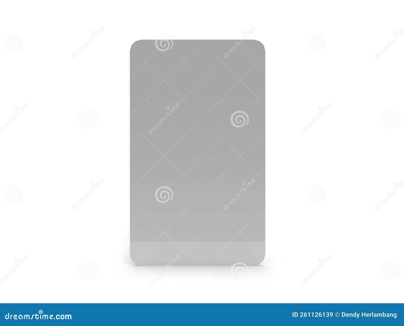 Key Card 3D Illustration Mockup Scene Stock Illustration - Illustration ...