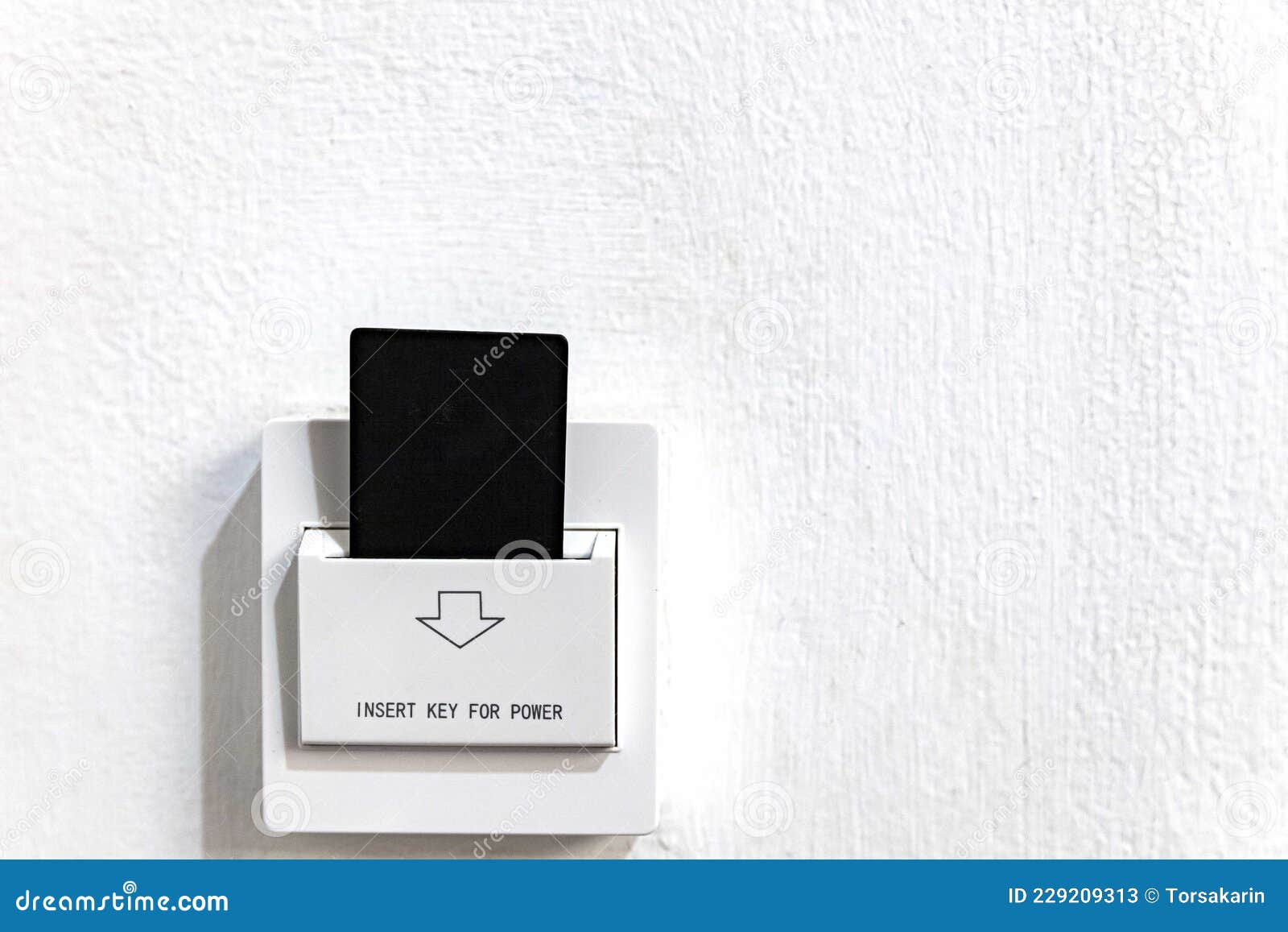 Key Card Holders in Hotel Rooms Stock Image - Image of background ...