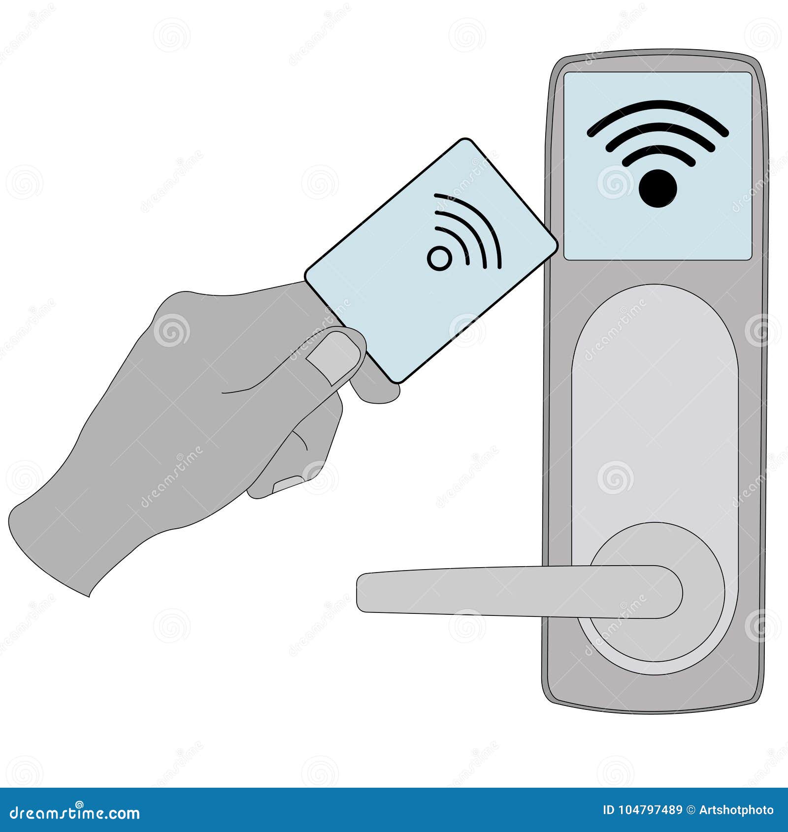 Key card stock illustration. Illustration of password - 104797489