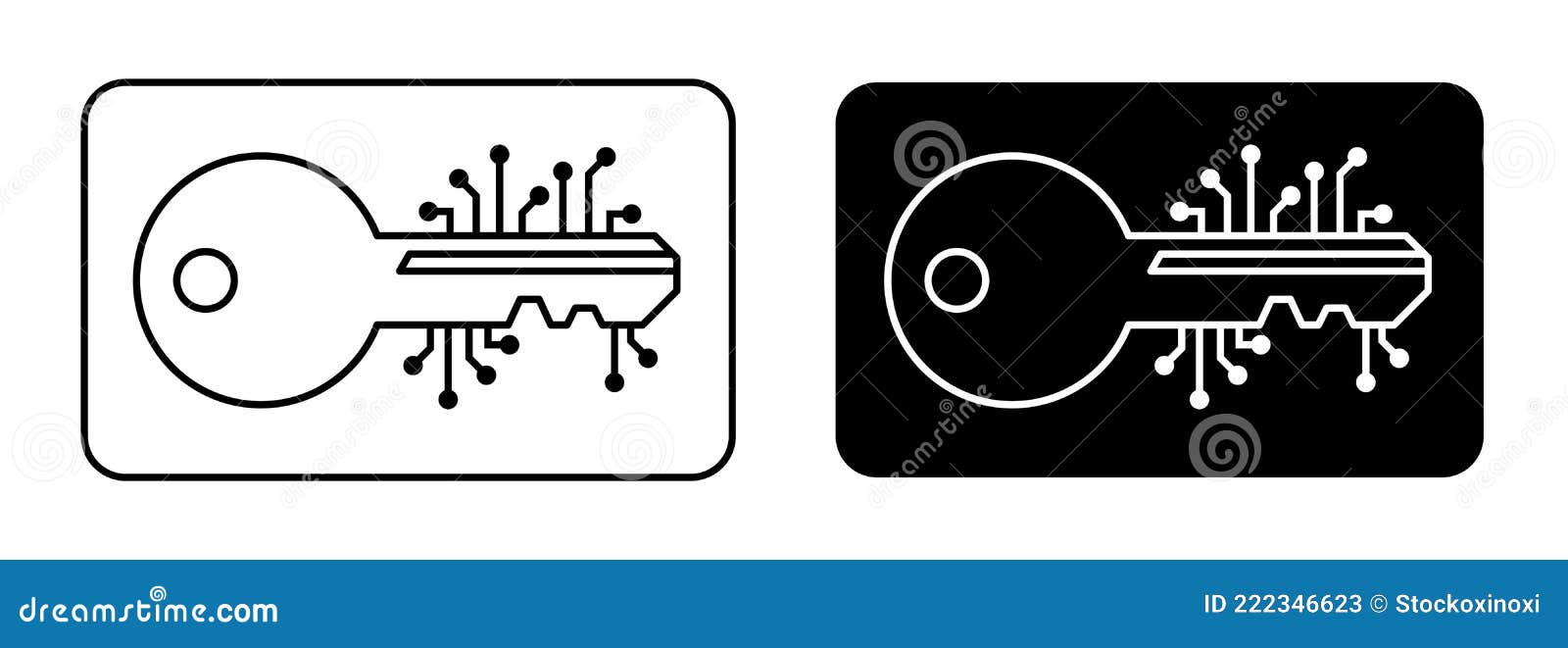 Key Card Security Access Card Vector Illustration Icon Stock Vector ...