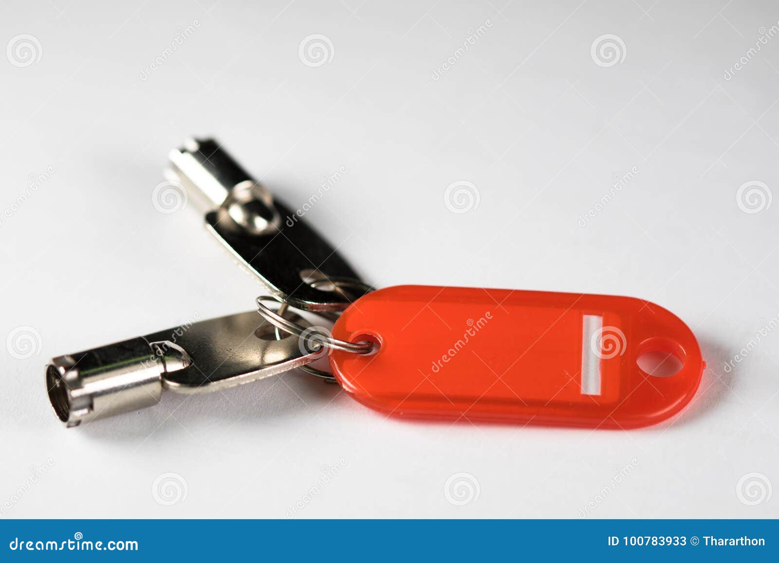 Key chain and lock stock image. Image of plastic, wire - 100783933