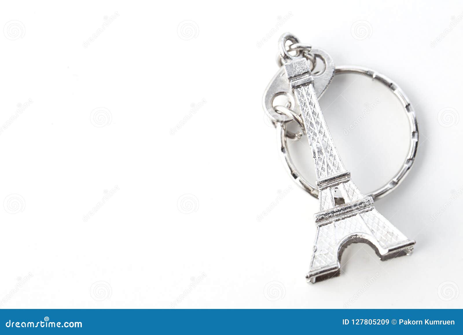 Key chain of Paris tower stock image. Image of famous - 127805209