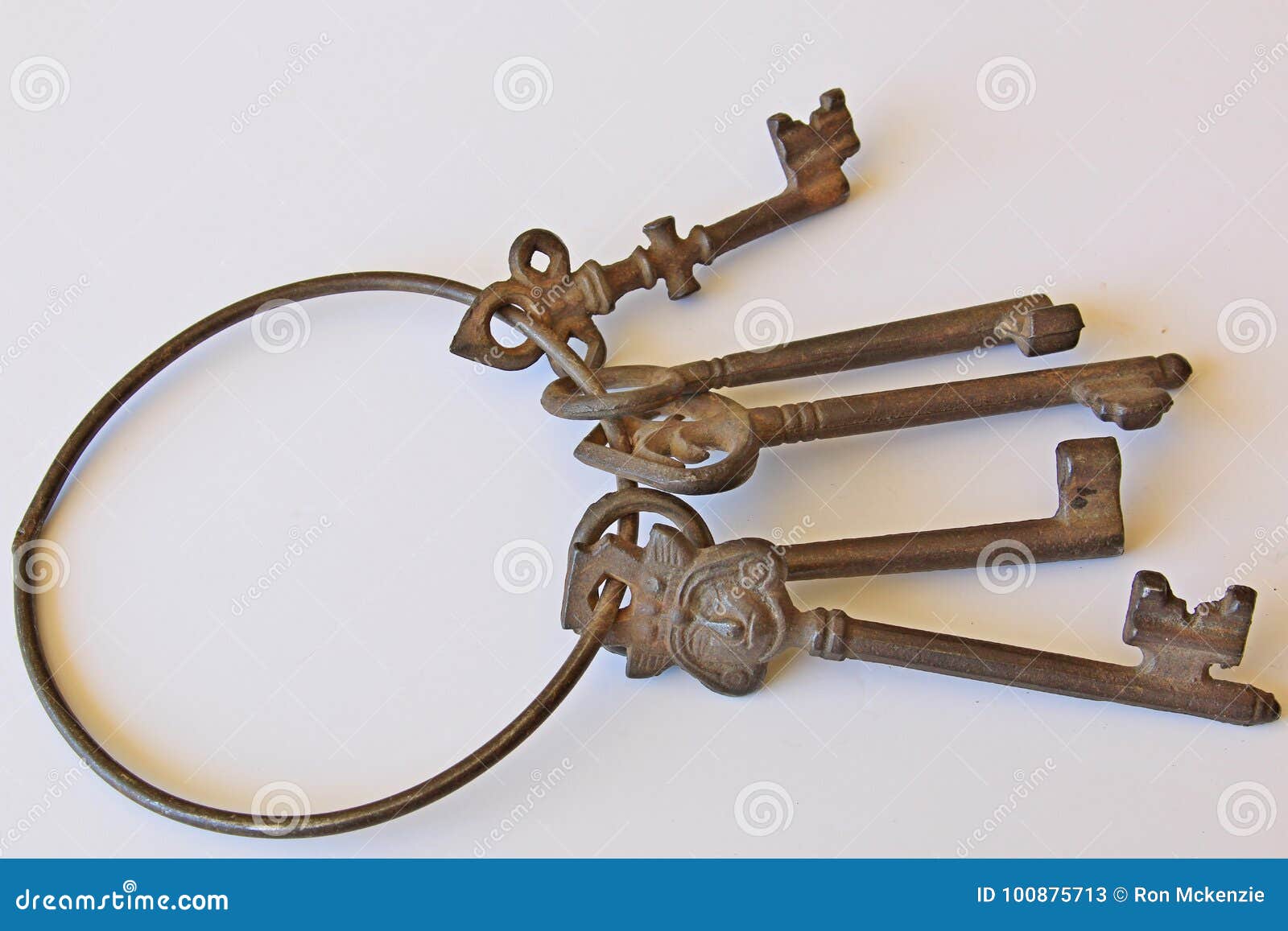 Key Chain stock image. Image of chain, keys, ring, ancient - 100875713