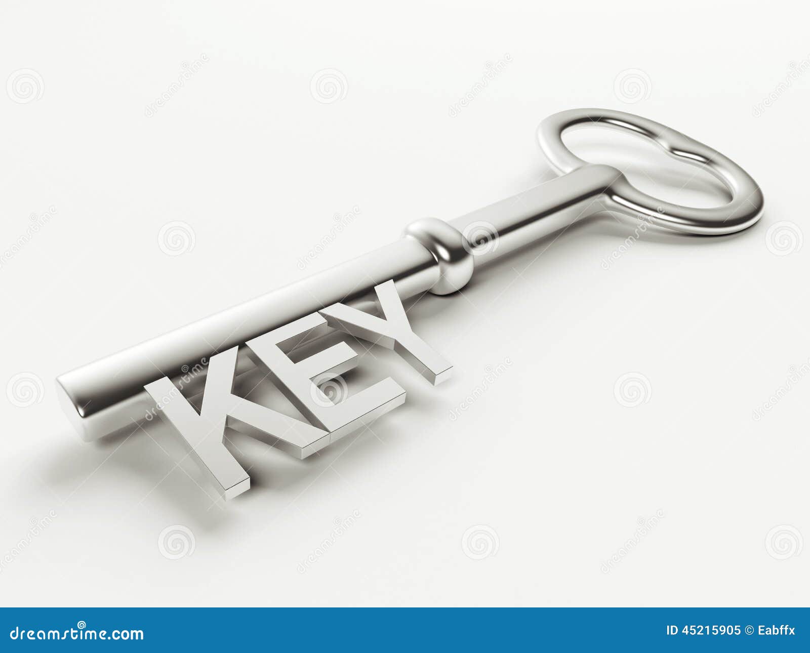 Key stock illustration. Illustration of chrome, security - 45215905