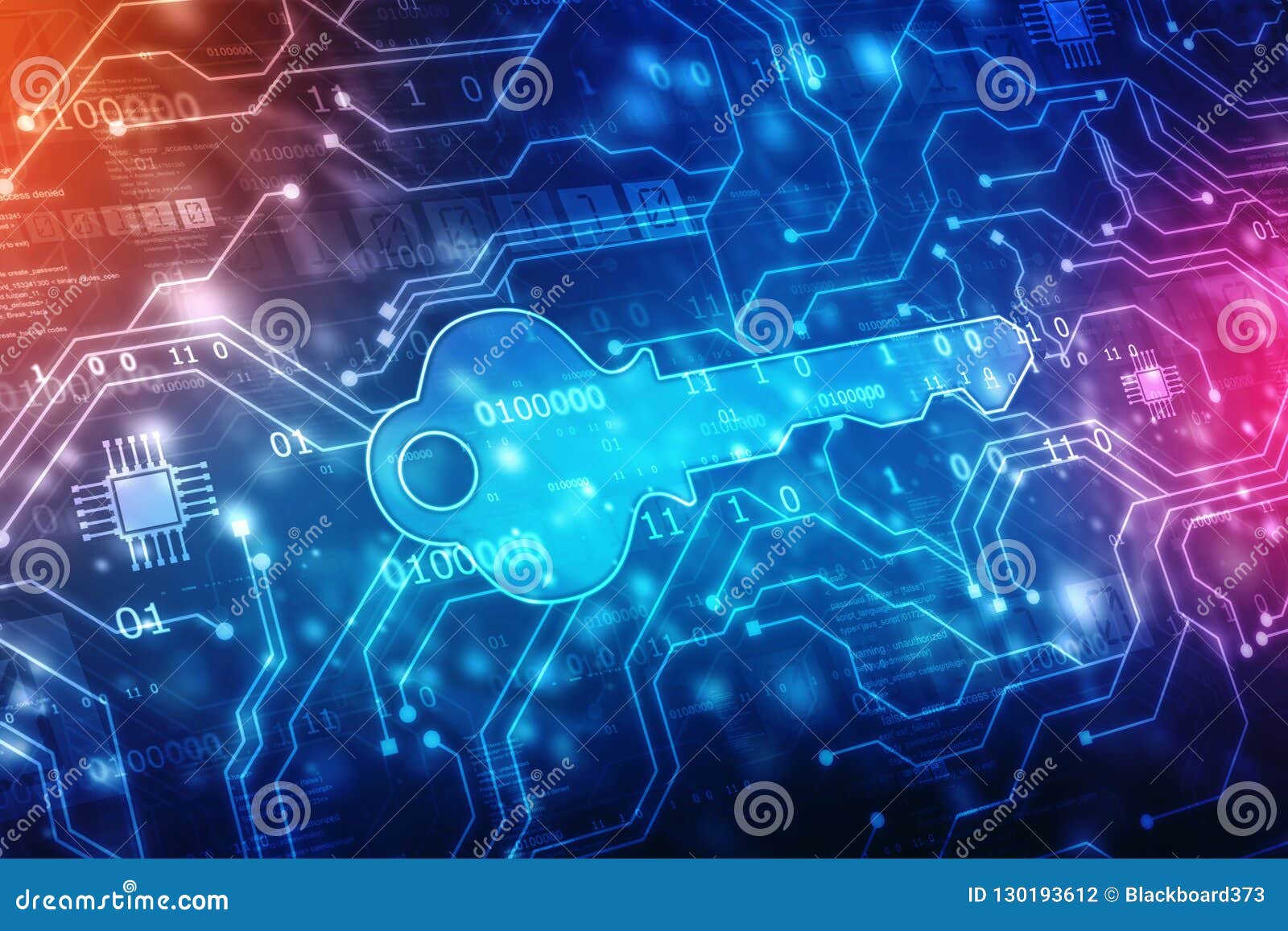 Key on Circuit Background, Security Concept Background Stock ...