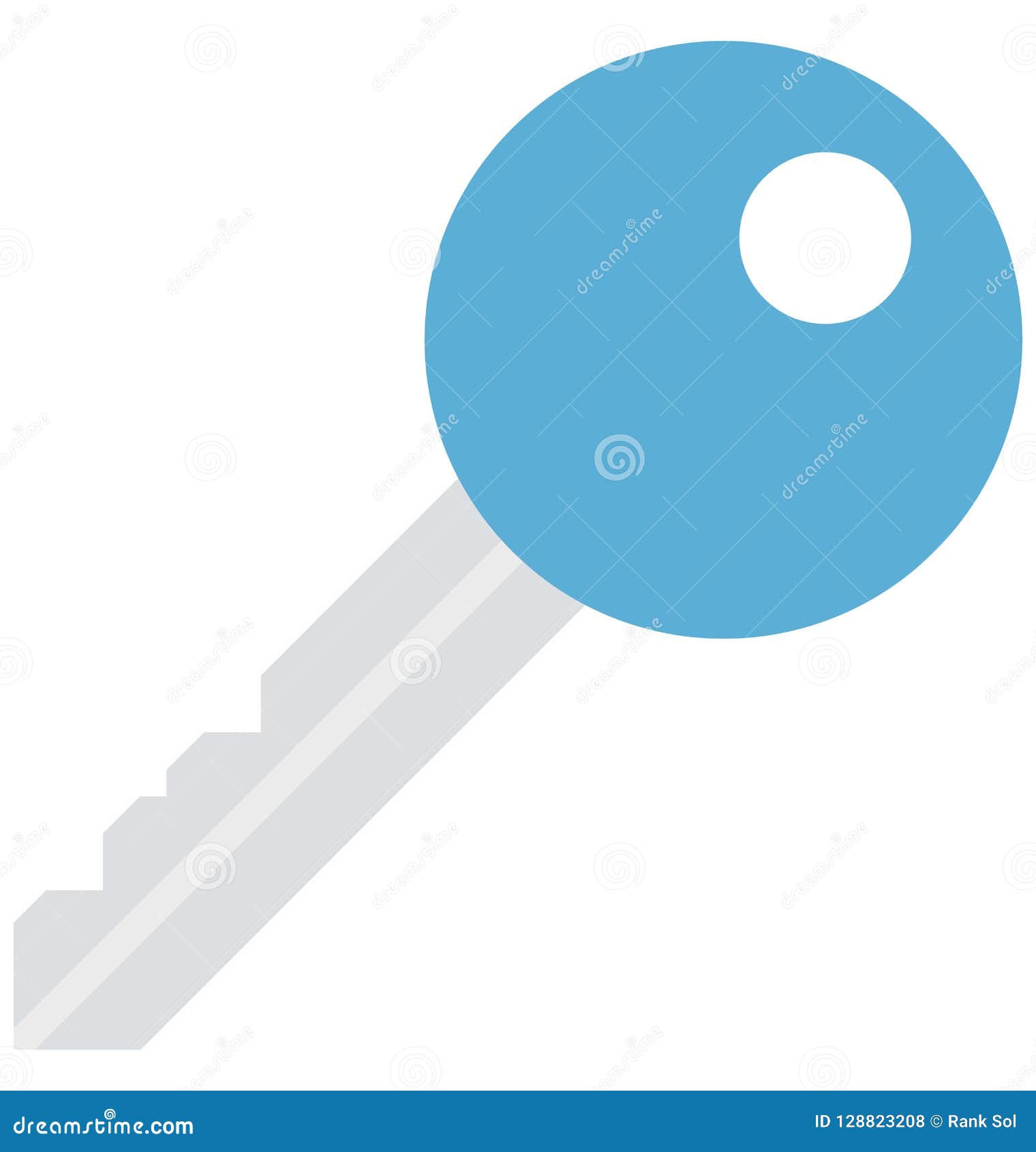 Key Color Isolated Vector Icon that Easily Can Be Modified and Edit ...