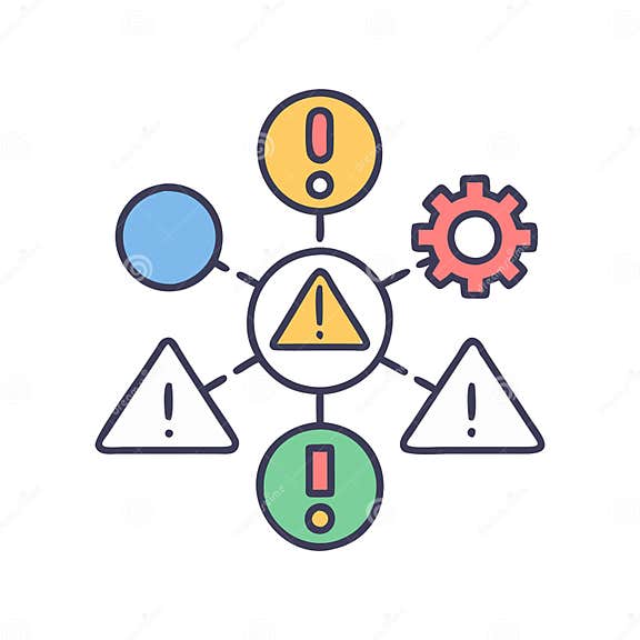 Key Components of Risk Assessment Frameworks Stock Vector ...