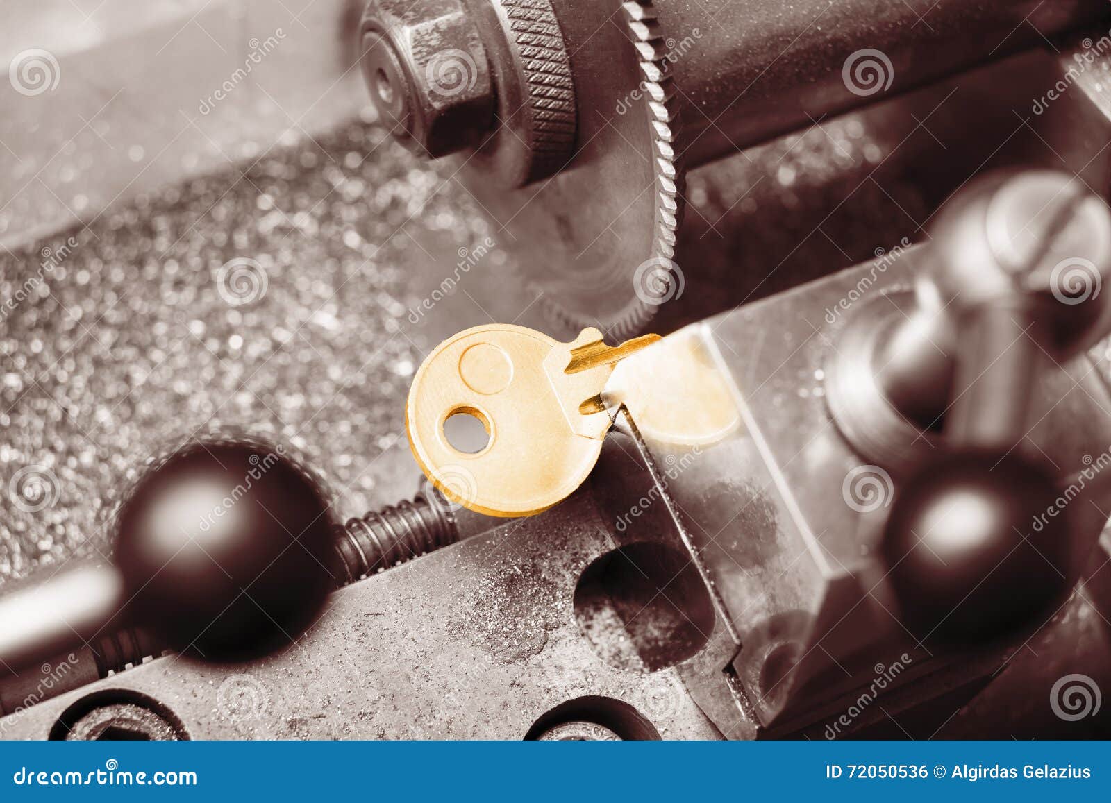 Key copying machine stock photo. Image of precision, bench - 72050536