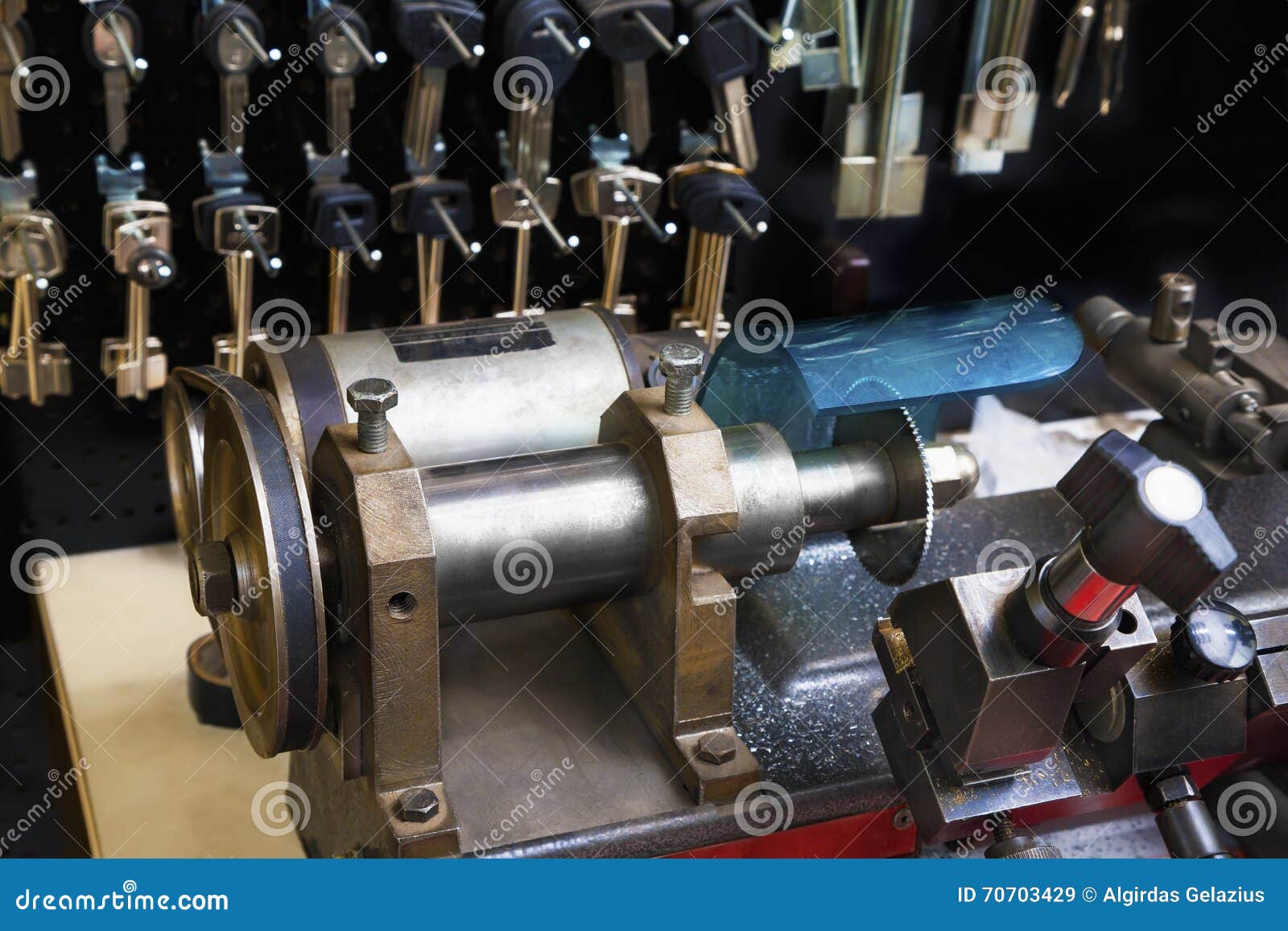 Key copying machine stock image. Image of cutting, making - 70703429