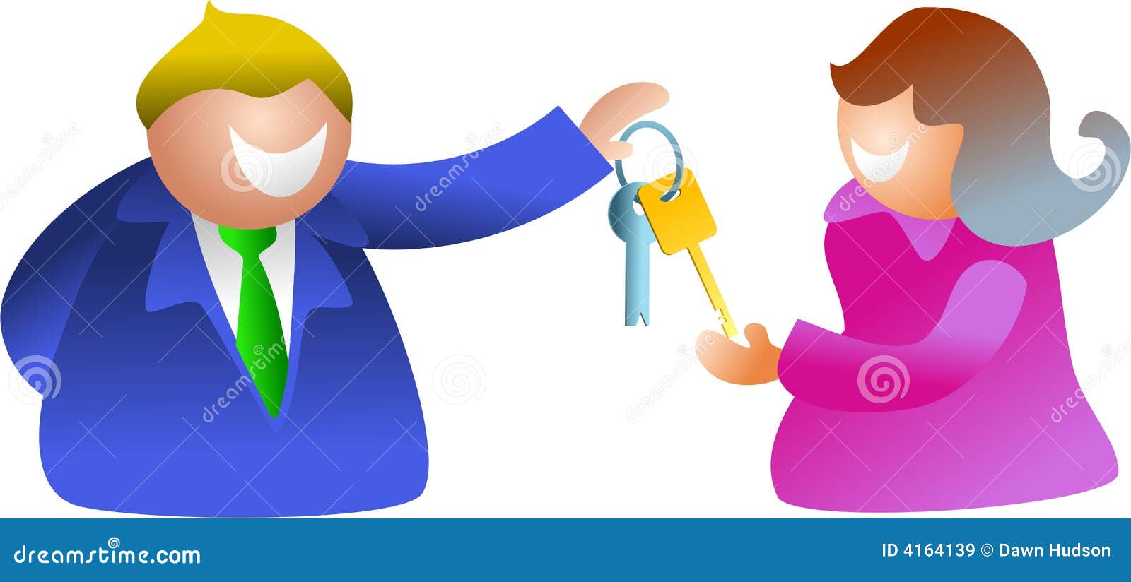 Key couple stock illustration. Illustration of secure - 4164139