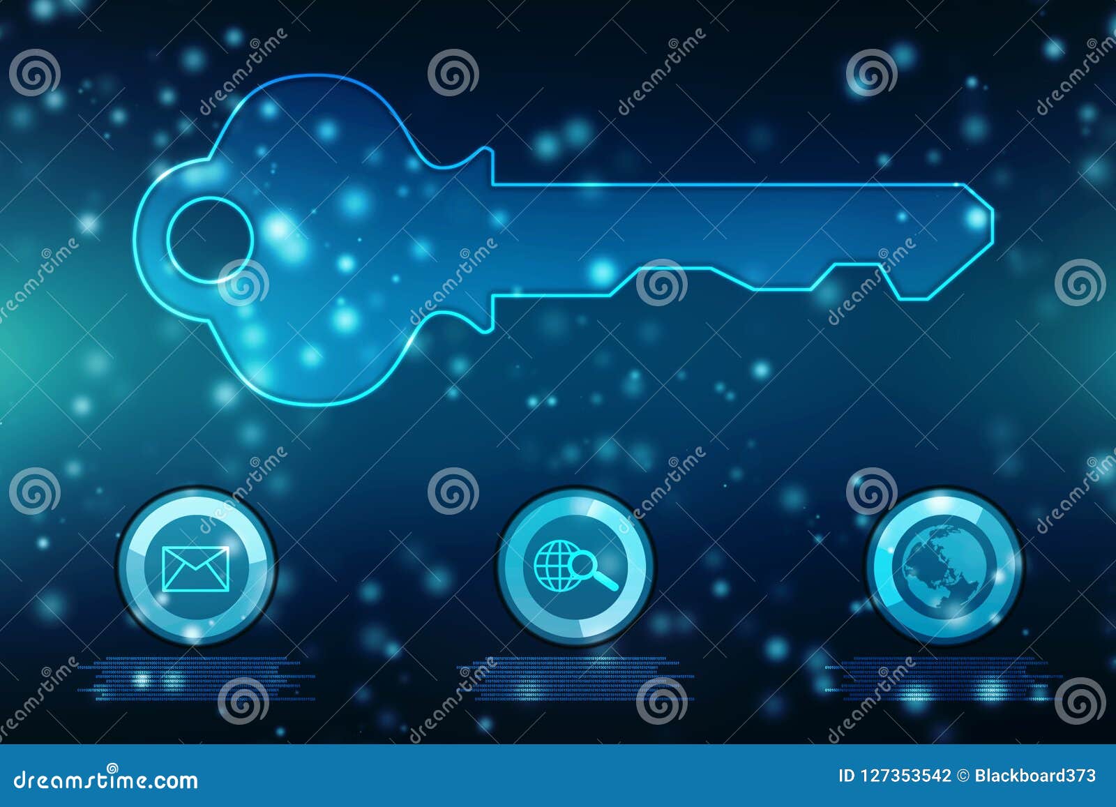 Key in Digital Background, Security Concept Background Stock ...