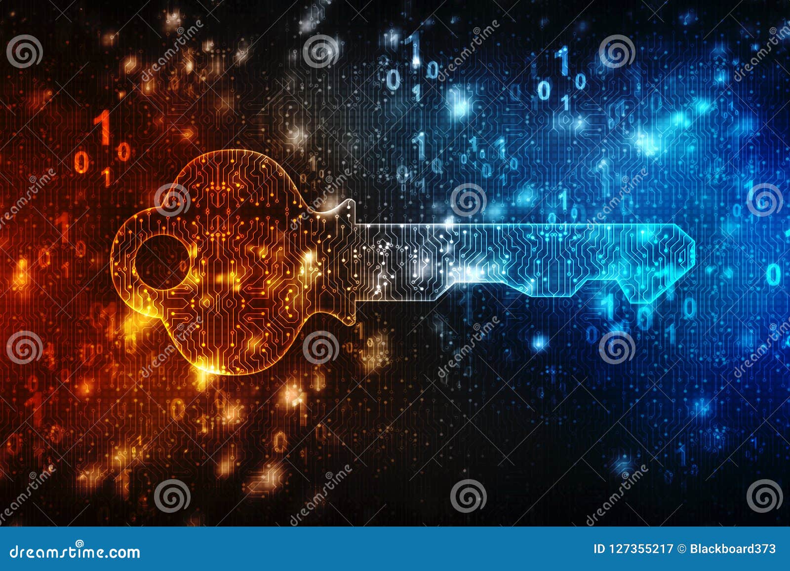Key in Digital Background, Security Concept Background Stock ...