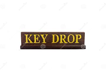 Key drop sign stock image. Image of front, service, background - 92968597