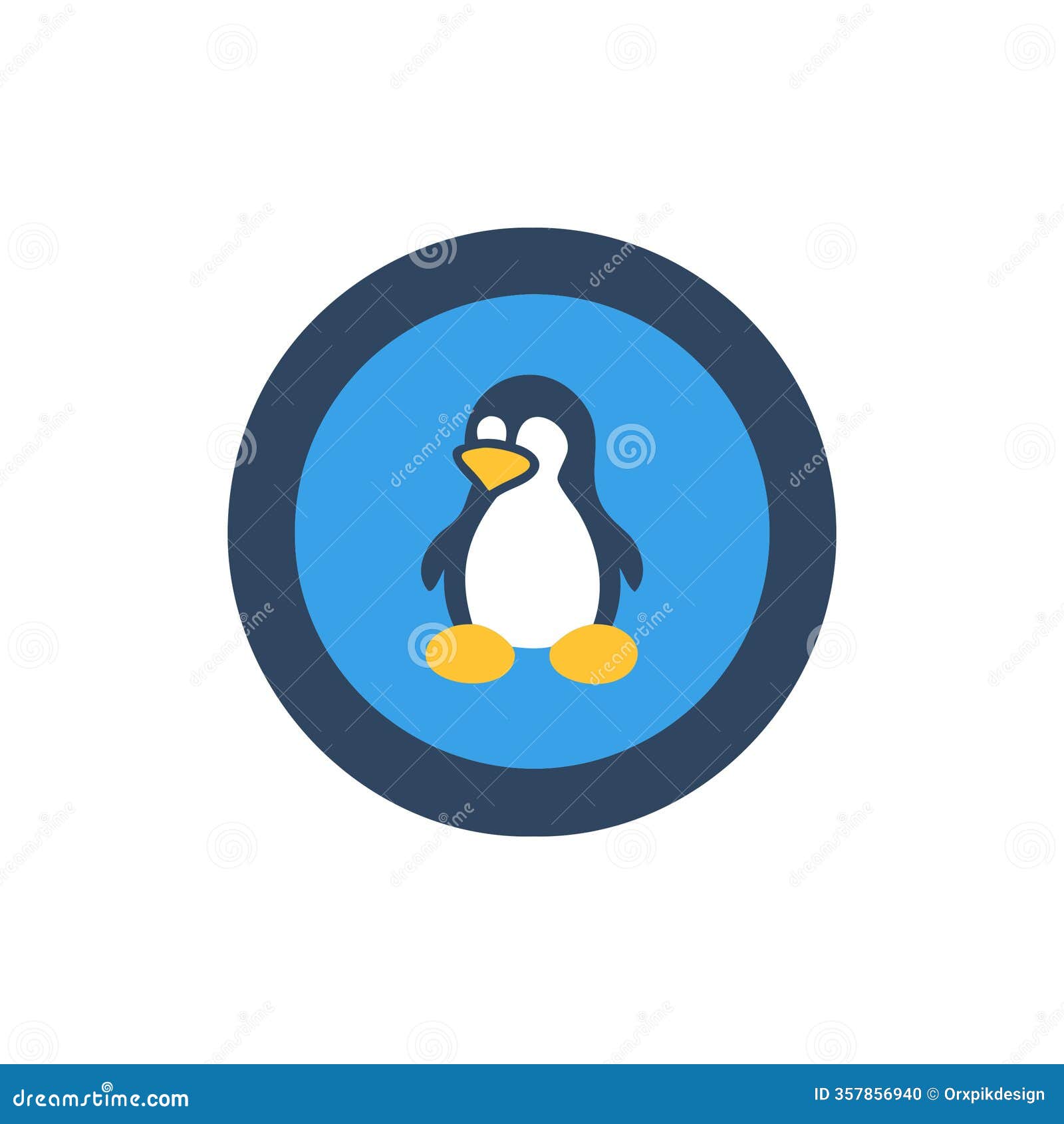 Key Elements Of Linux Logo Design Stock Photography | CartoonDealer.com ...