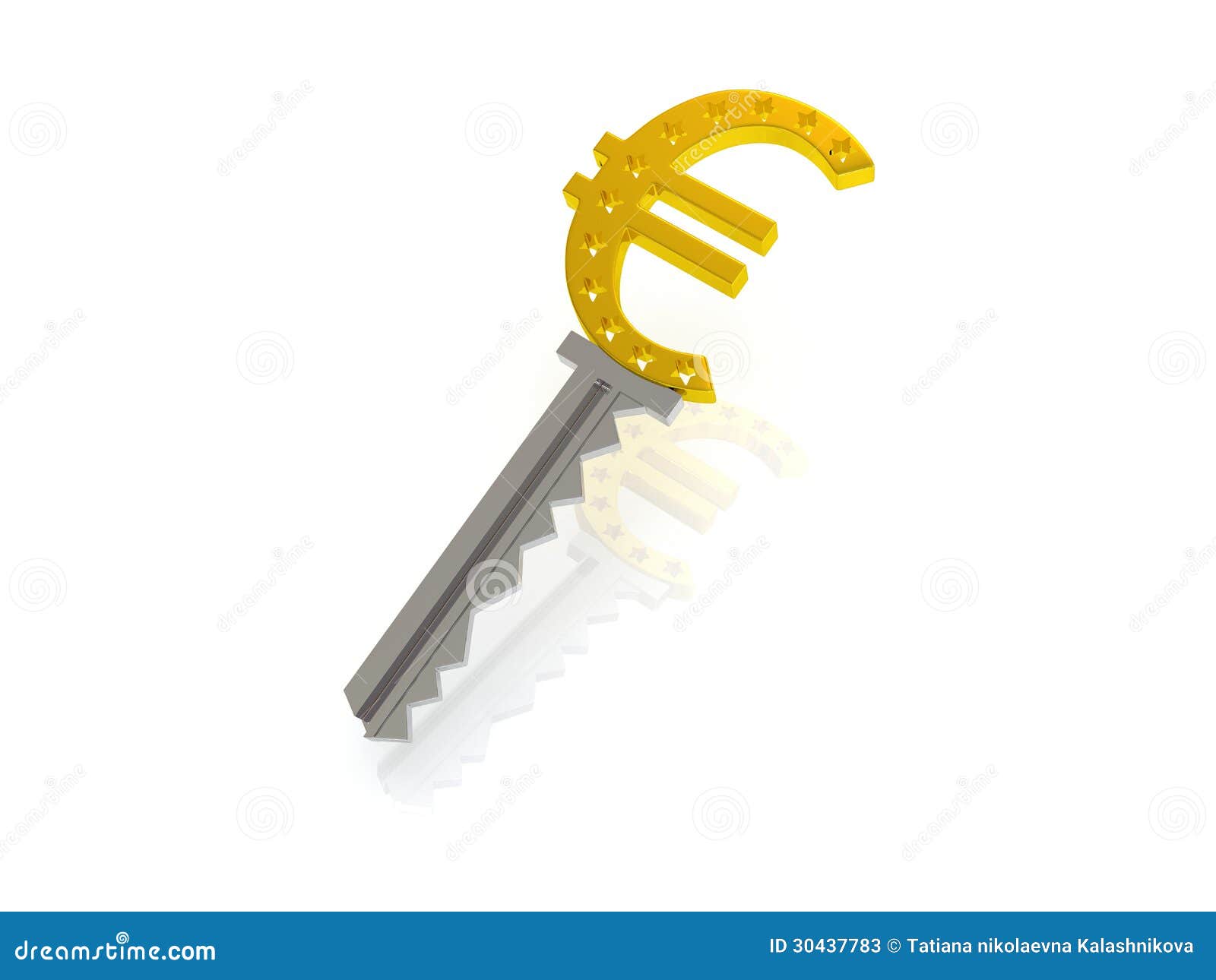 Key and euro stock illustration. Illustration of clue - 30437783