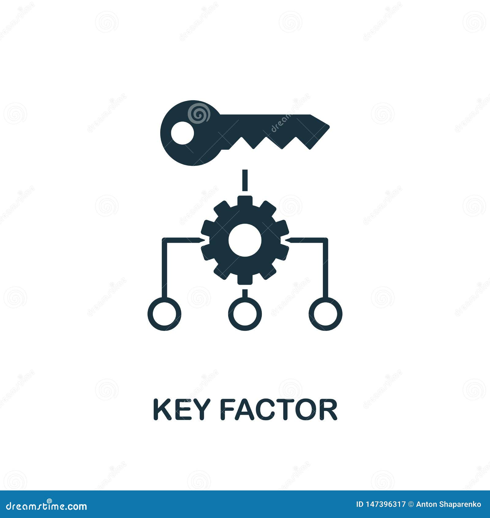 Key Factor Icon. Creative Element Design From Business Strategy Icons ...