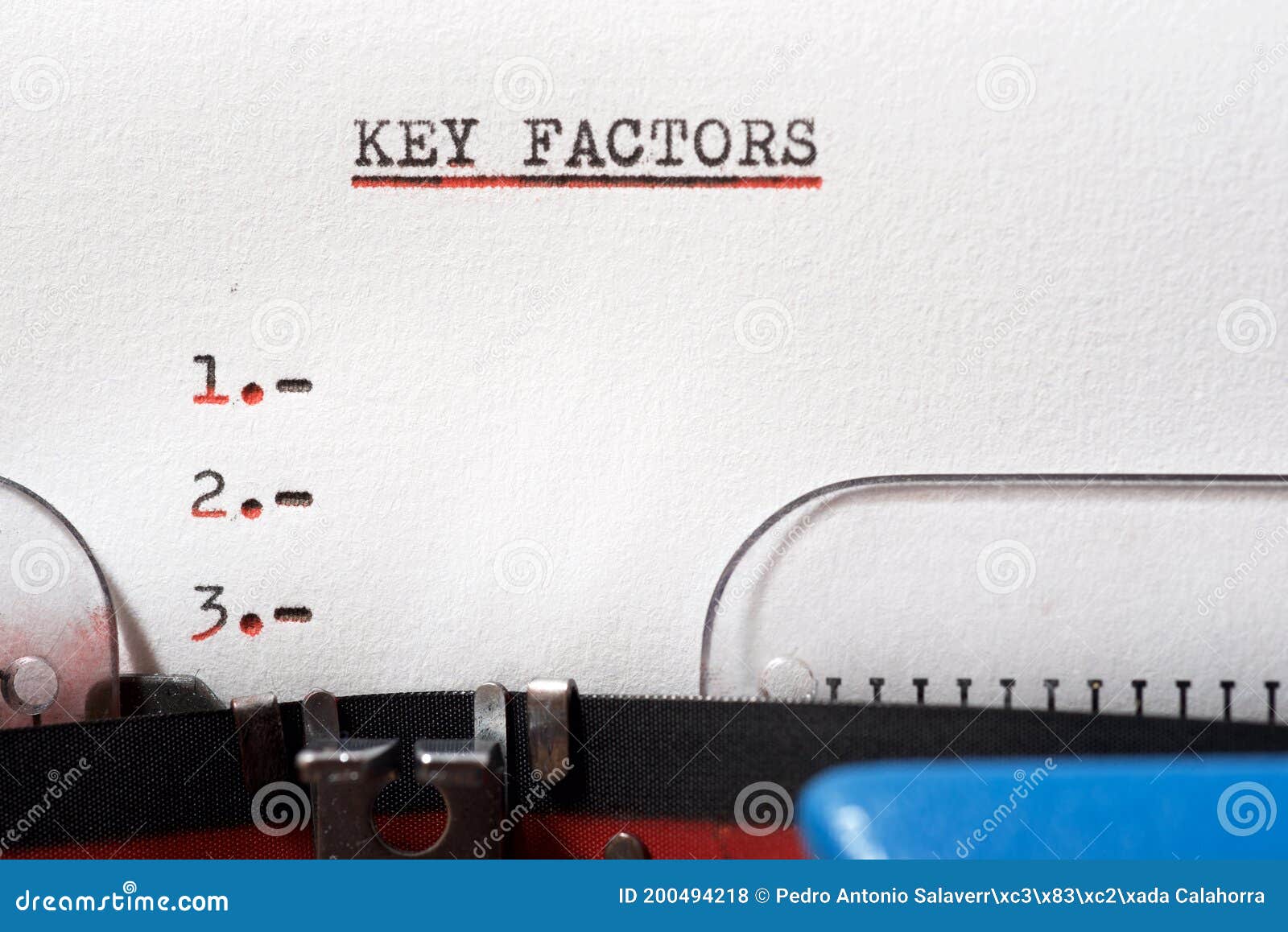 Key factors phrase stock photo. Image of lettering, analysis - 200494218