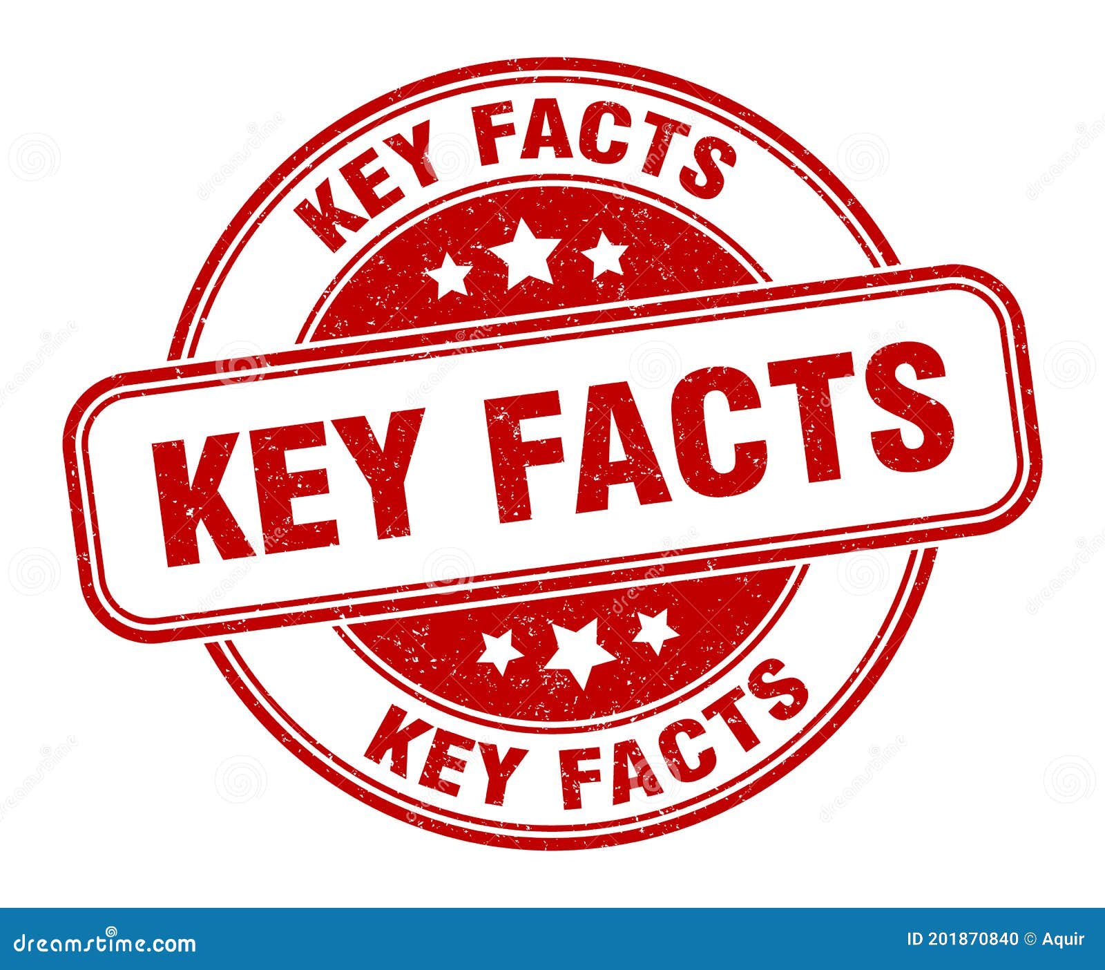 Key Facts Stamp. Key Facts Label. Round Grunge Sign Stock Vector ...