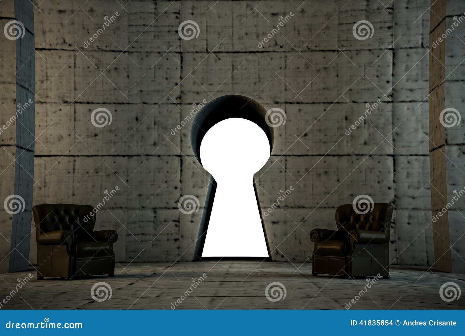 Key gate stock illustration. Illustration of success - 41835854