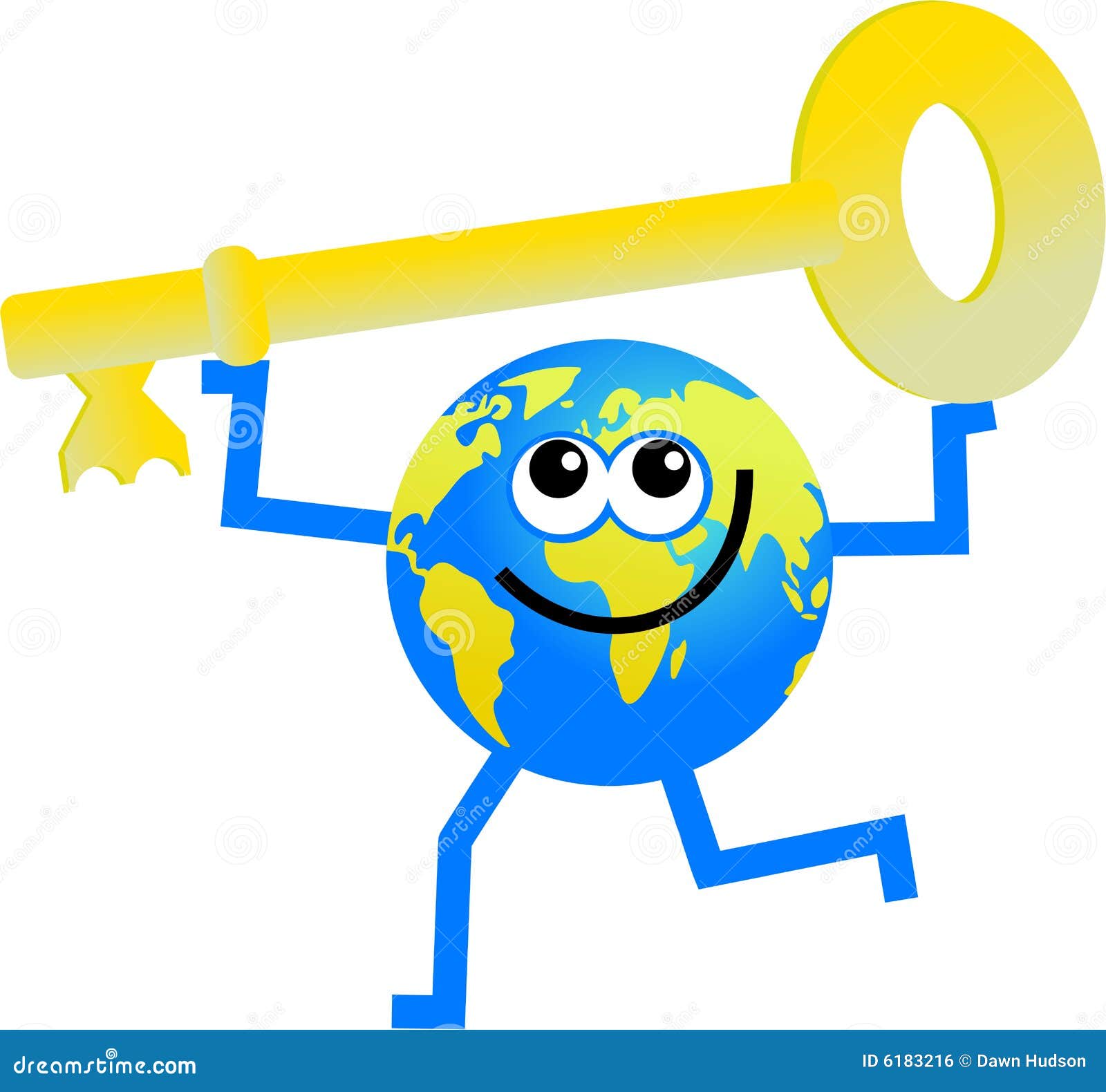 Key globe stock illustration. Illustration of earth, isolated - 6183216