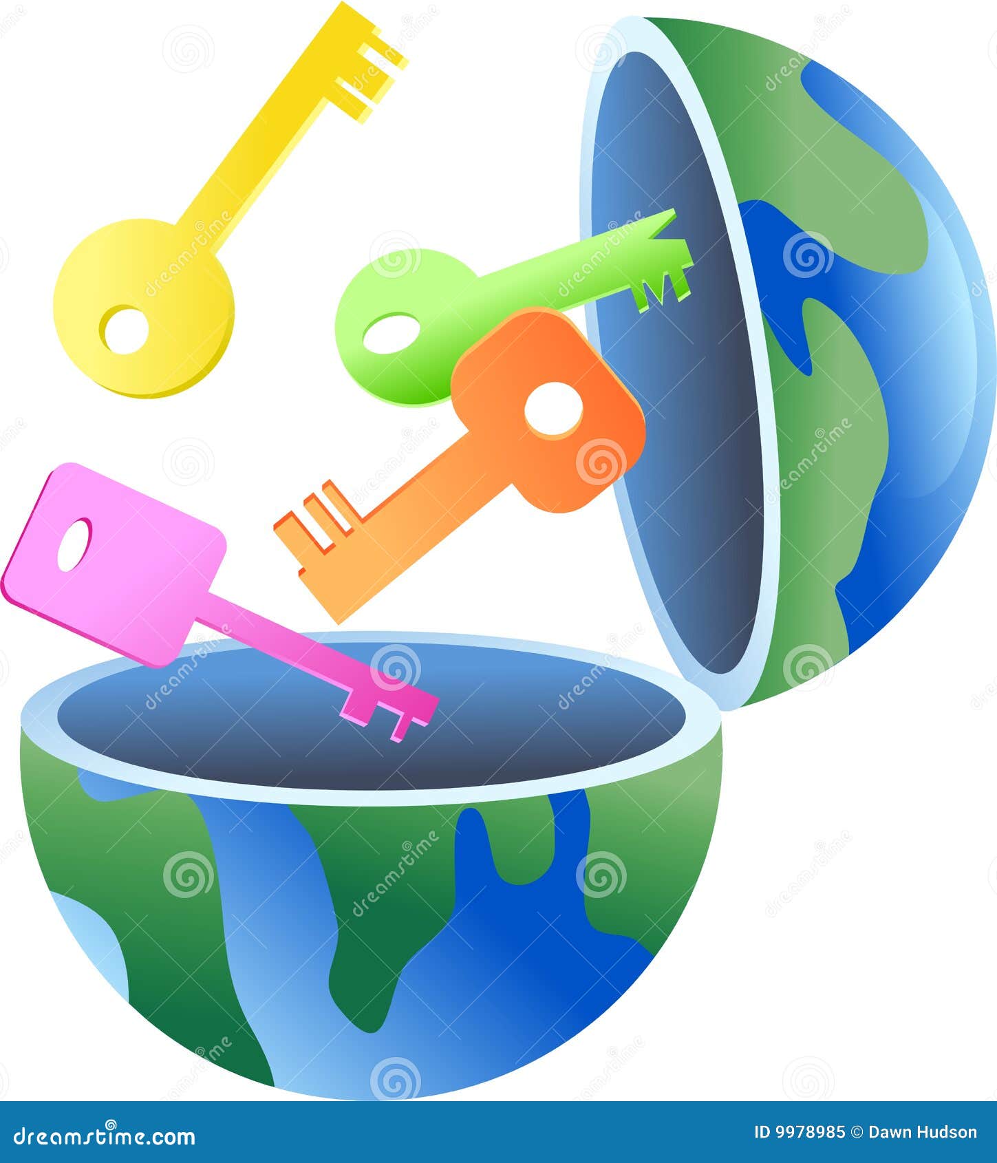 Key globe stock illustration. Illustration of isolated - 9978985