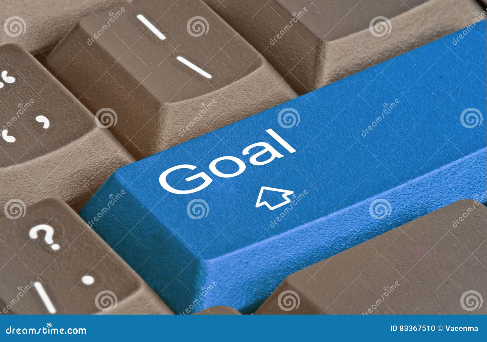 Key for goal stock photo. Image of blue, keyboard, inspiration - 83367510