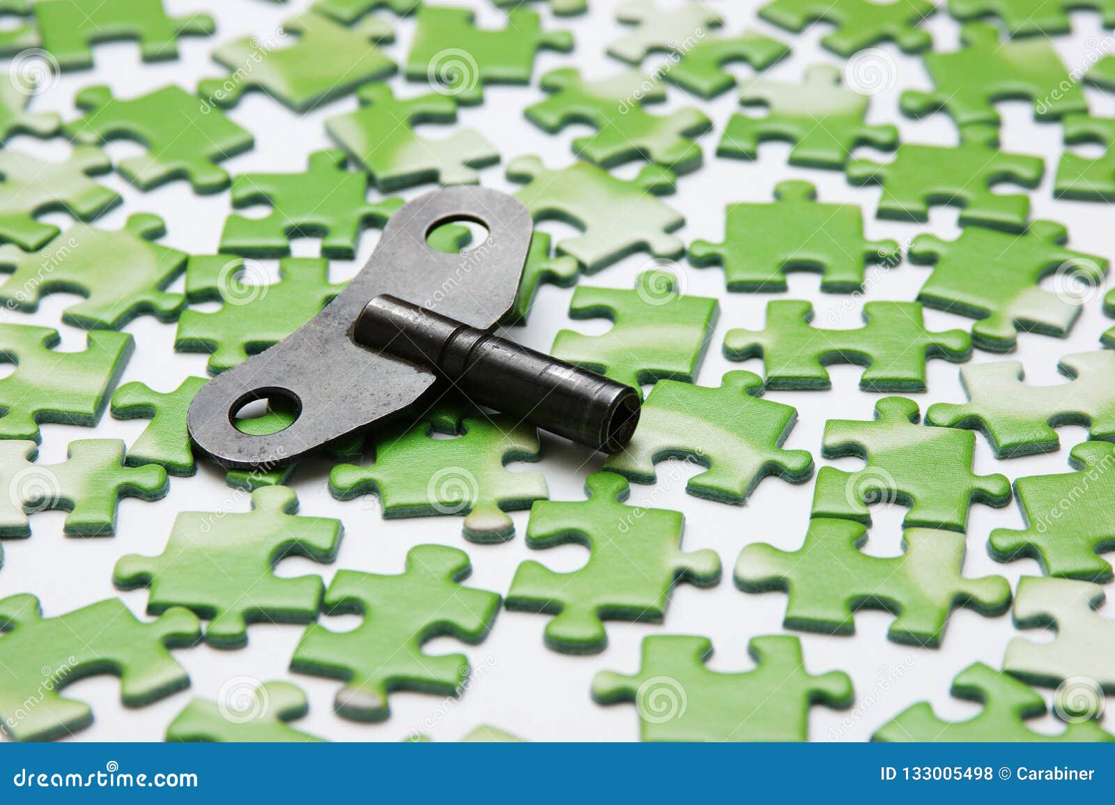 Key on the puzzle stock photo. Image of puzzle, answer - 133005498