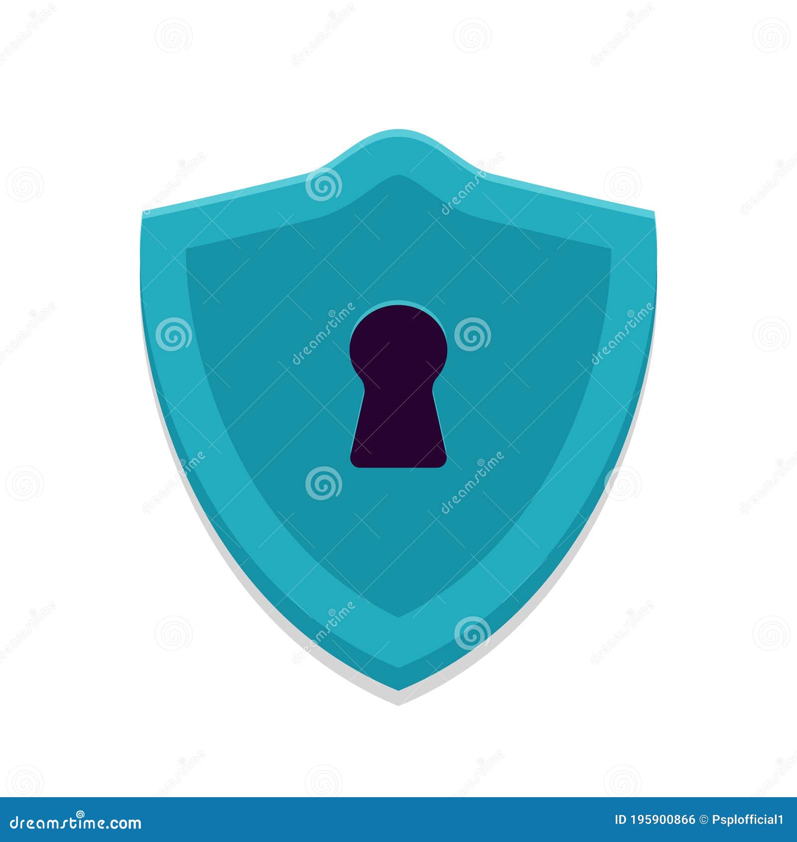 Key Guard Badge Design Vector Object Illustration Stock Vector ...