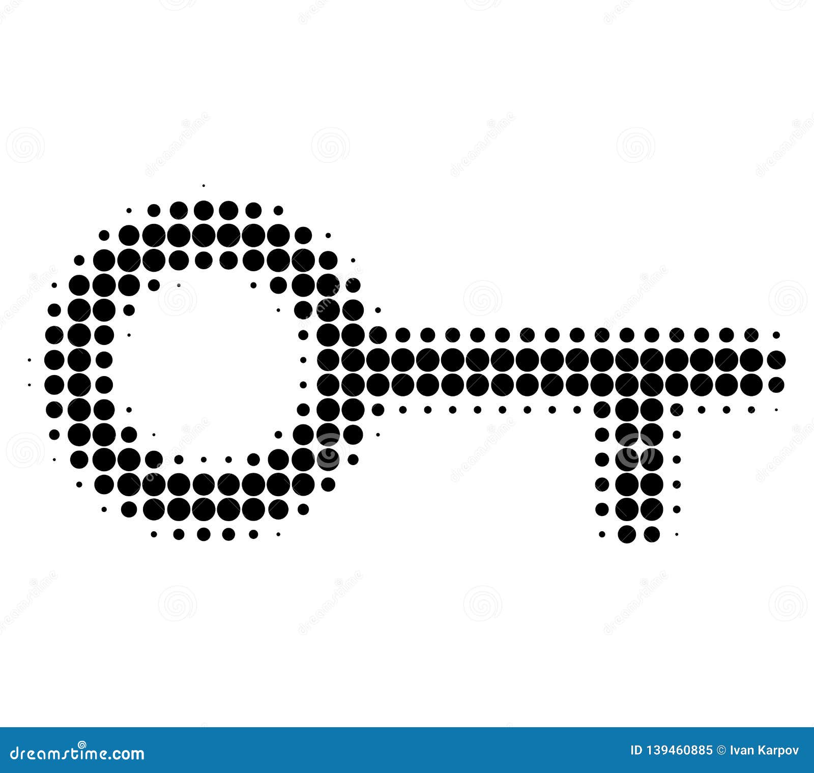 Dotted Icon Of Volleyball In Four Variants Cartoon Vector ...