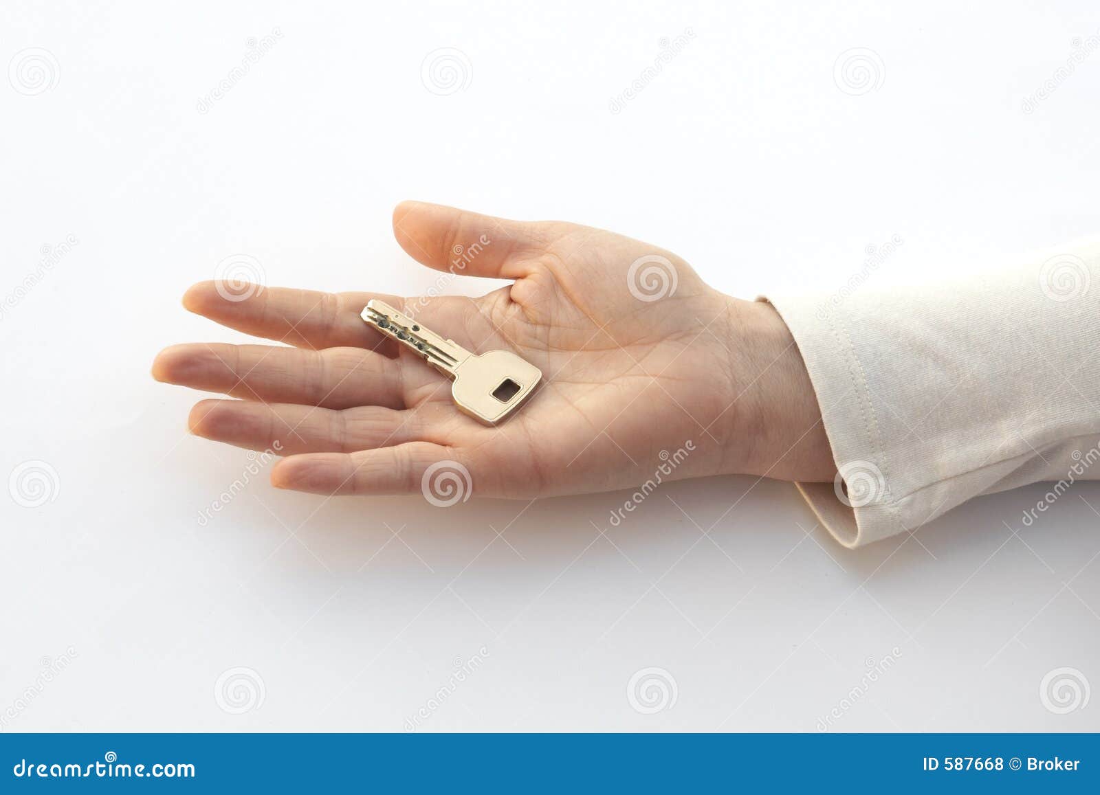 Key on the hand stock photo. Image of concept, fingernail - 587668