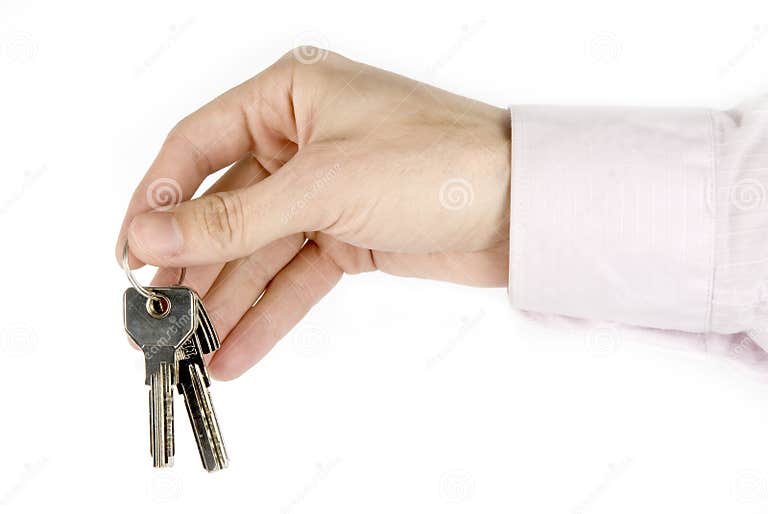 Key in the hand stock photo. Image of house, gift, finger - 8976724