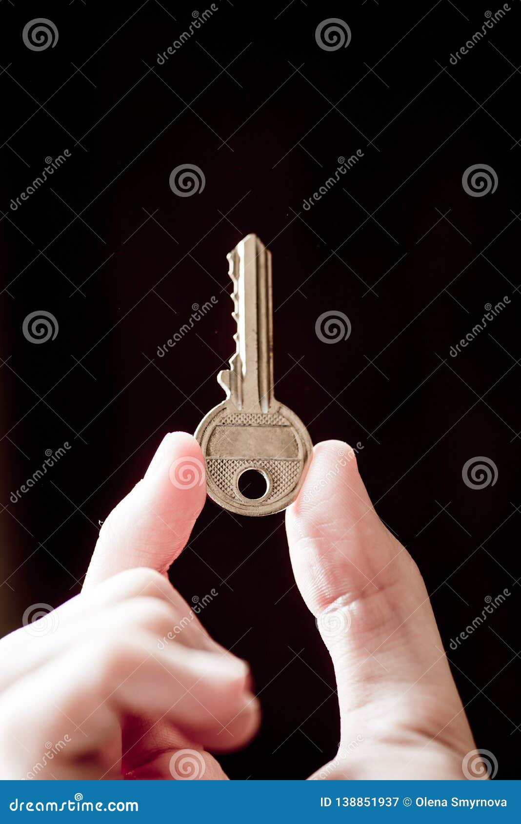 Key in hand stock image. Image of housing, lift, shine - 138851937