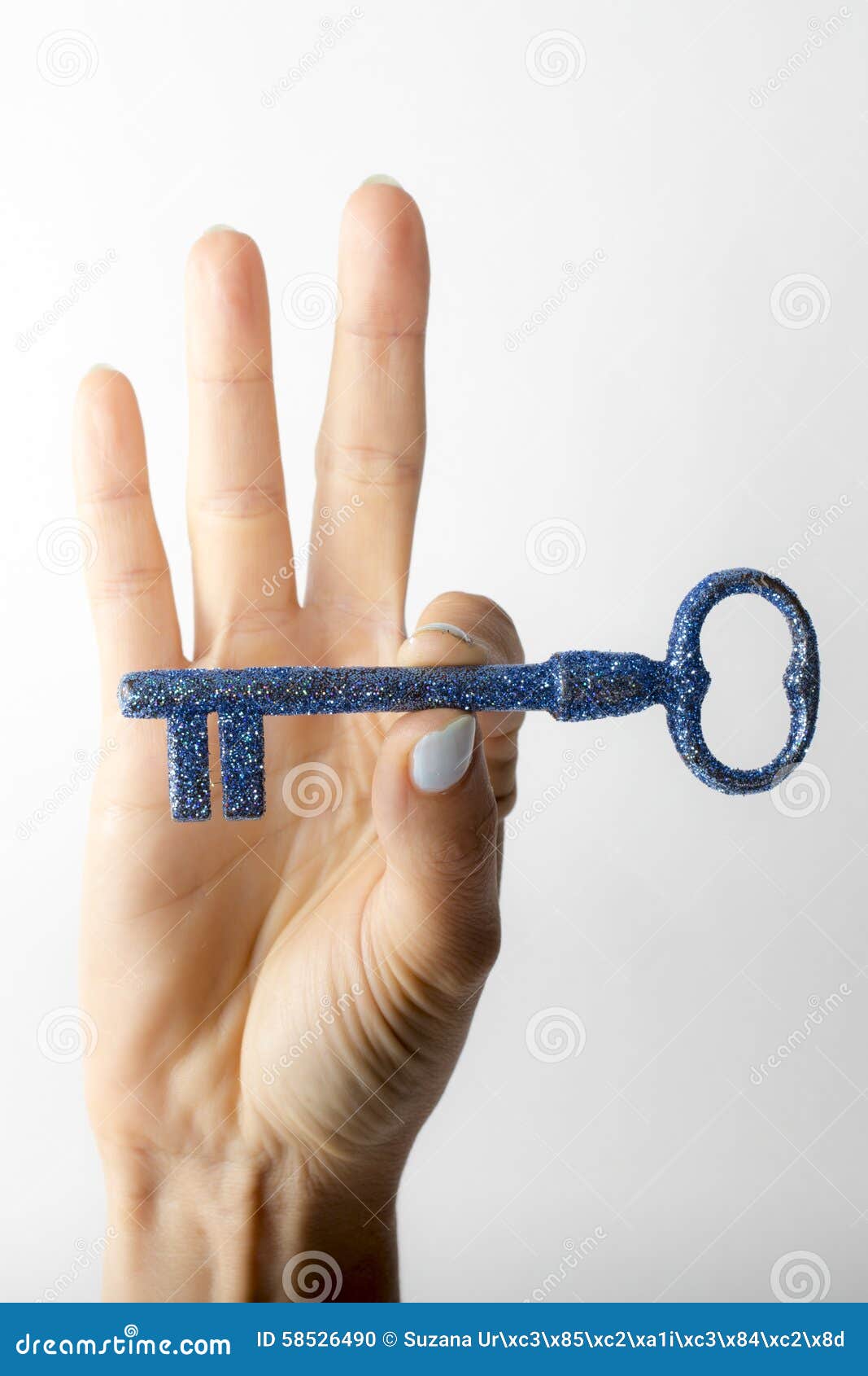 Key in hand ok stock photo. Image of isolated, future - 58526490