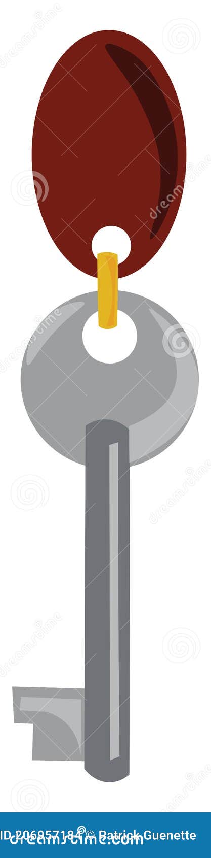 Key Hanging, Illustration, Vector Stock Vector - Illustration of white ...