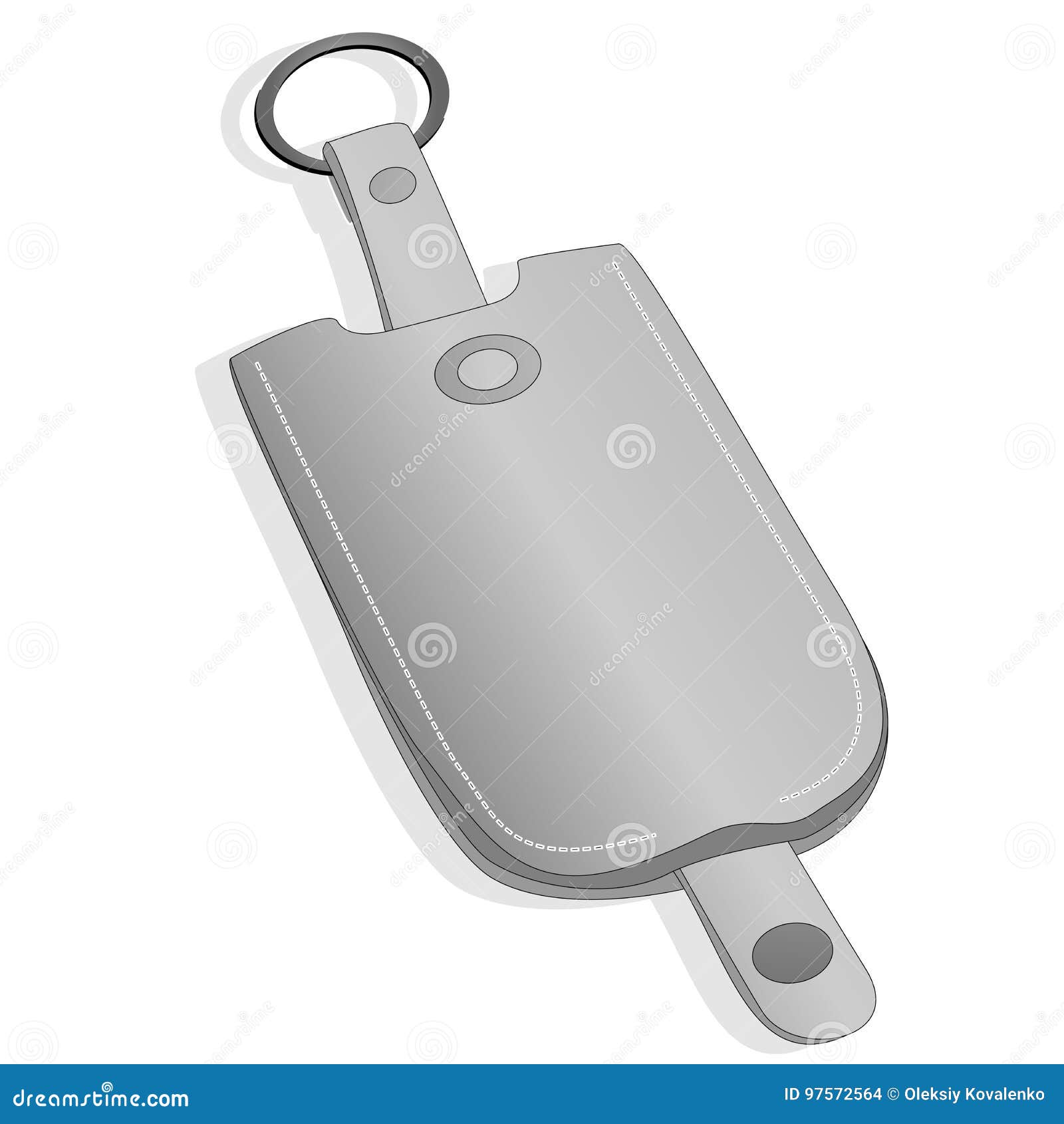 Key Holder Vector Illustration Stock Vector - Illustration of gift ...