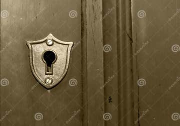 Key Hole stock photo. Image of aged, secure, surface, wooden - 5560990