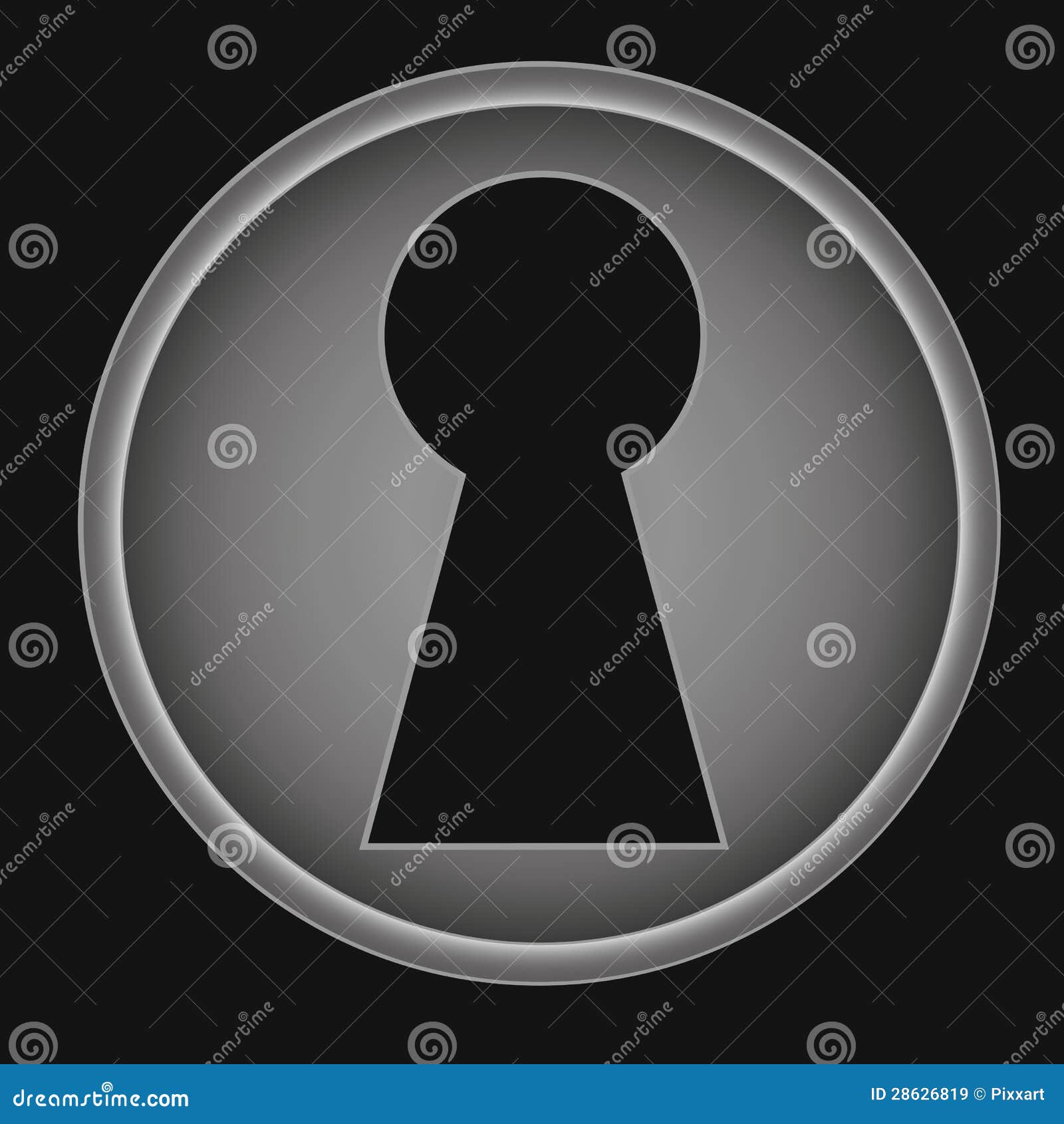 Key Hole Background Vector. Stock Vector - Illustration of view ...