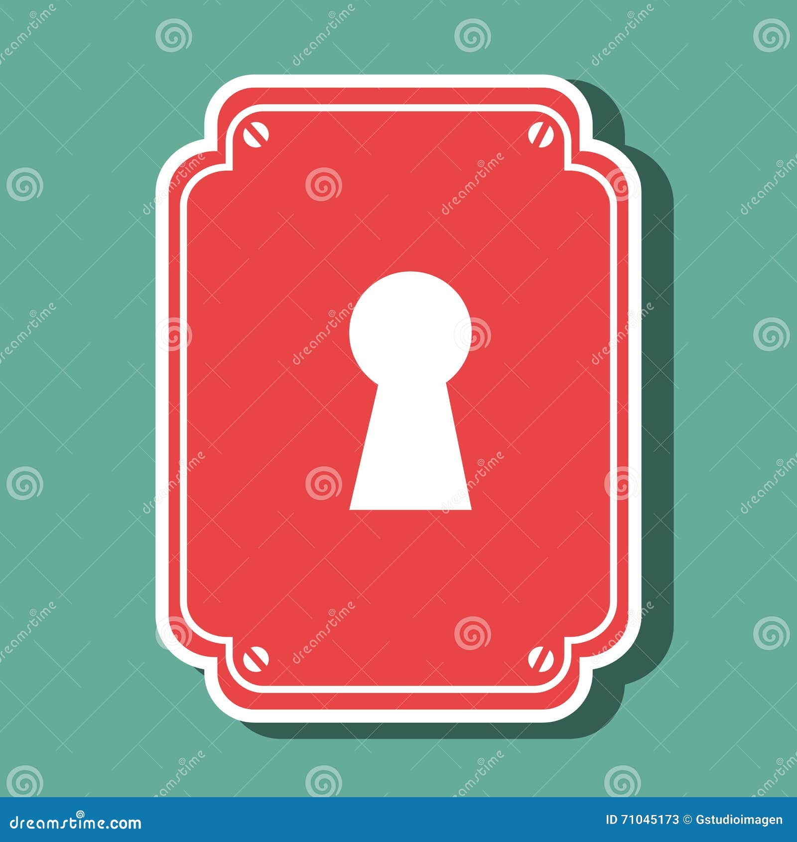 Key hole design stock illustration. Illustration of open - 71045173