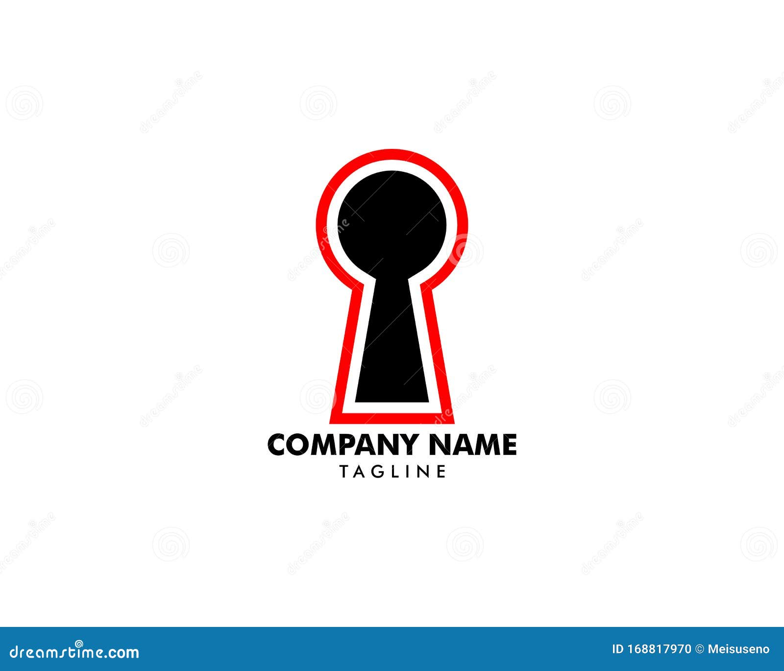 Key Hole Logo Template Illustration Design Stock Vector - Illustration ...