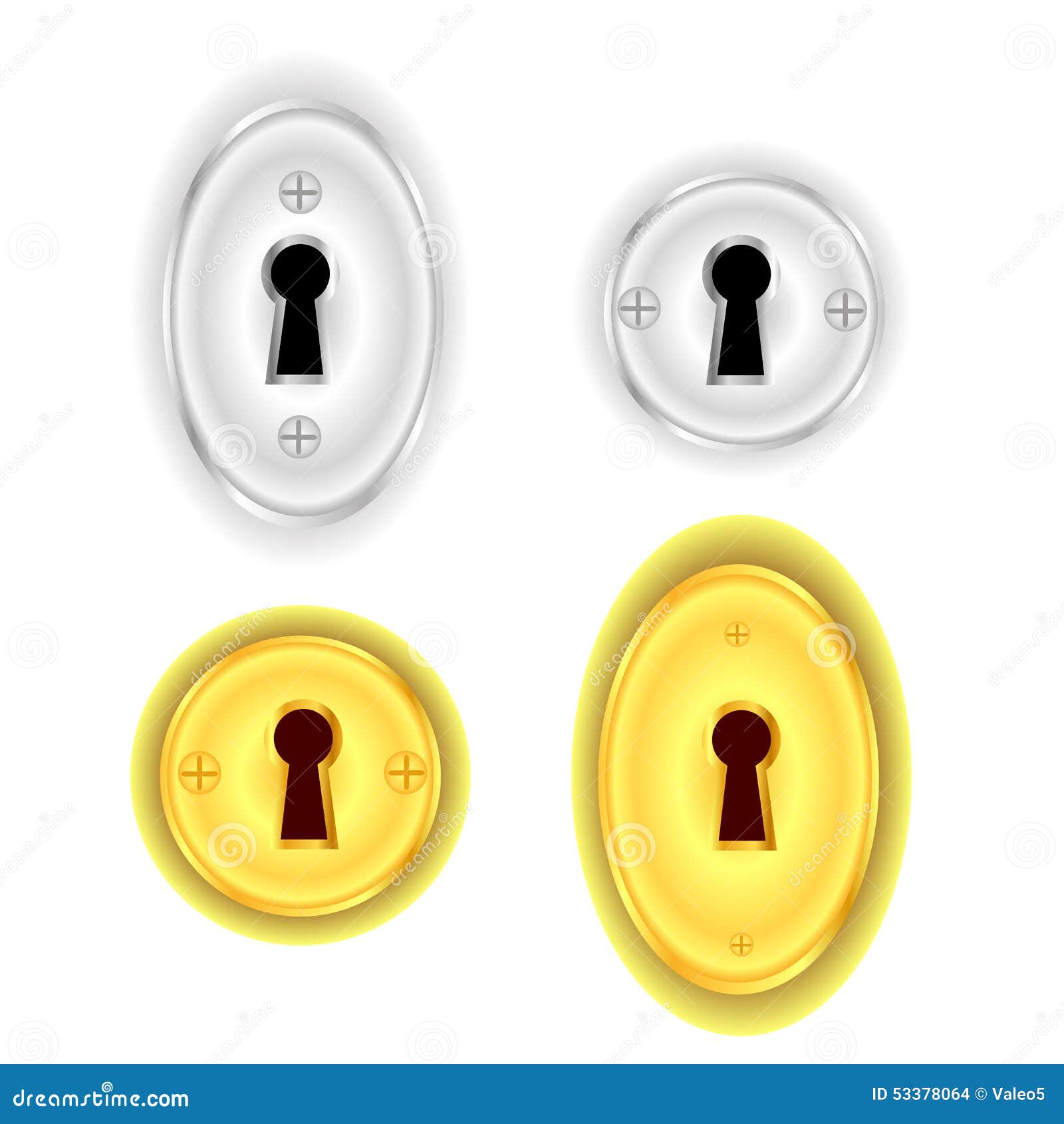 Key Holes stock vector. Illustration of entrance, antique - 53378064