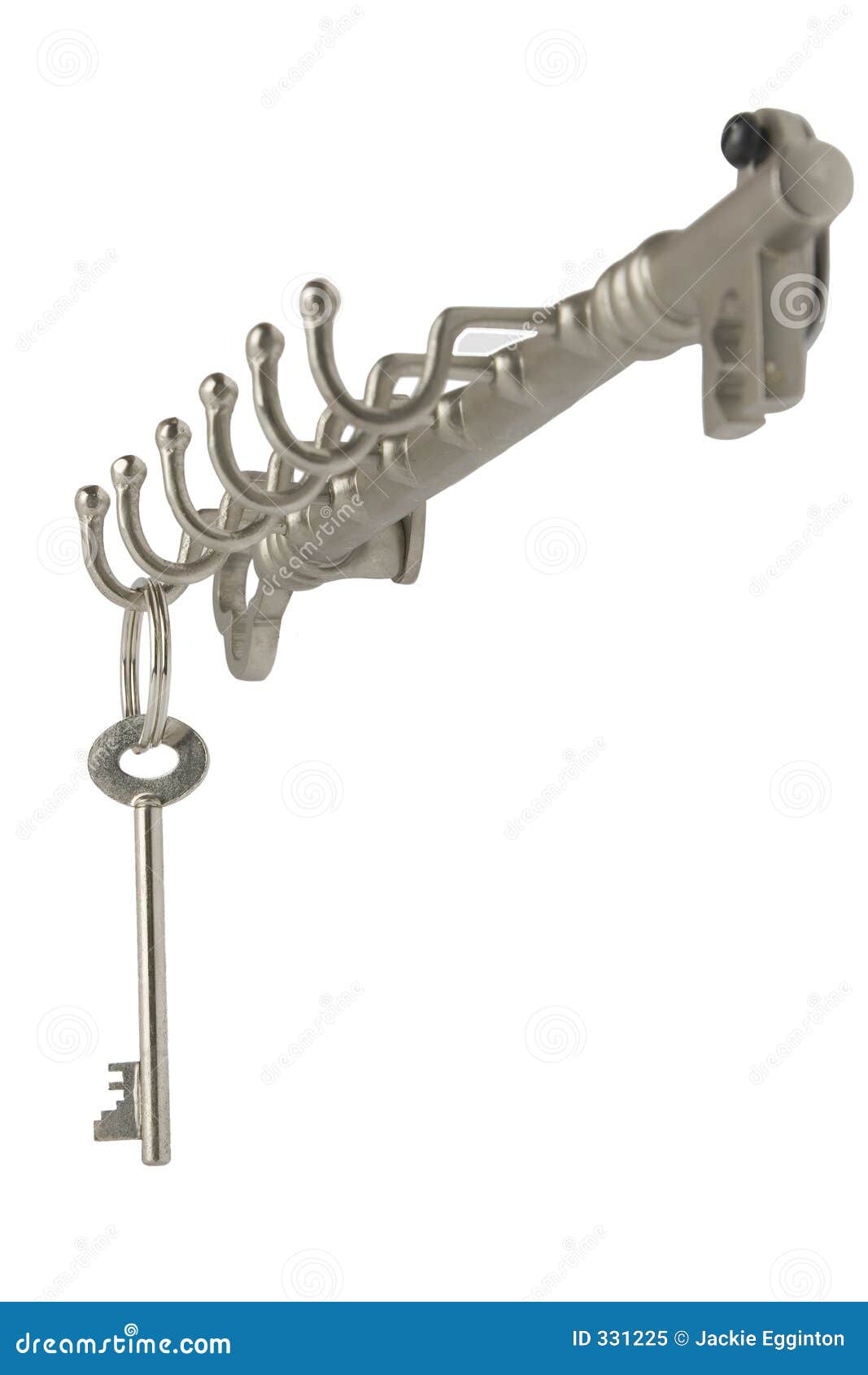 Key on hook stock image. Image of tenon, safety, lock, protect - 331225